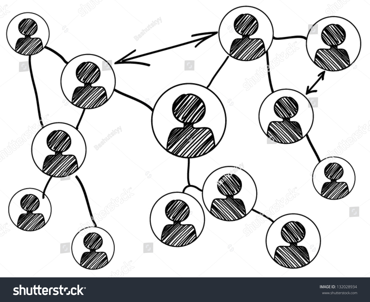 158.119 Connections sketch Görseli, Stok Fotoğraflar ve Vektörler ...
