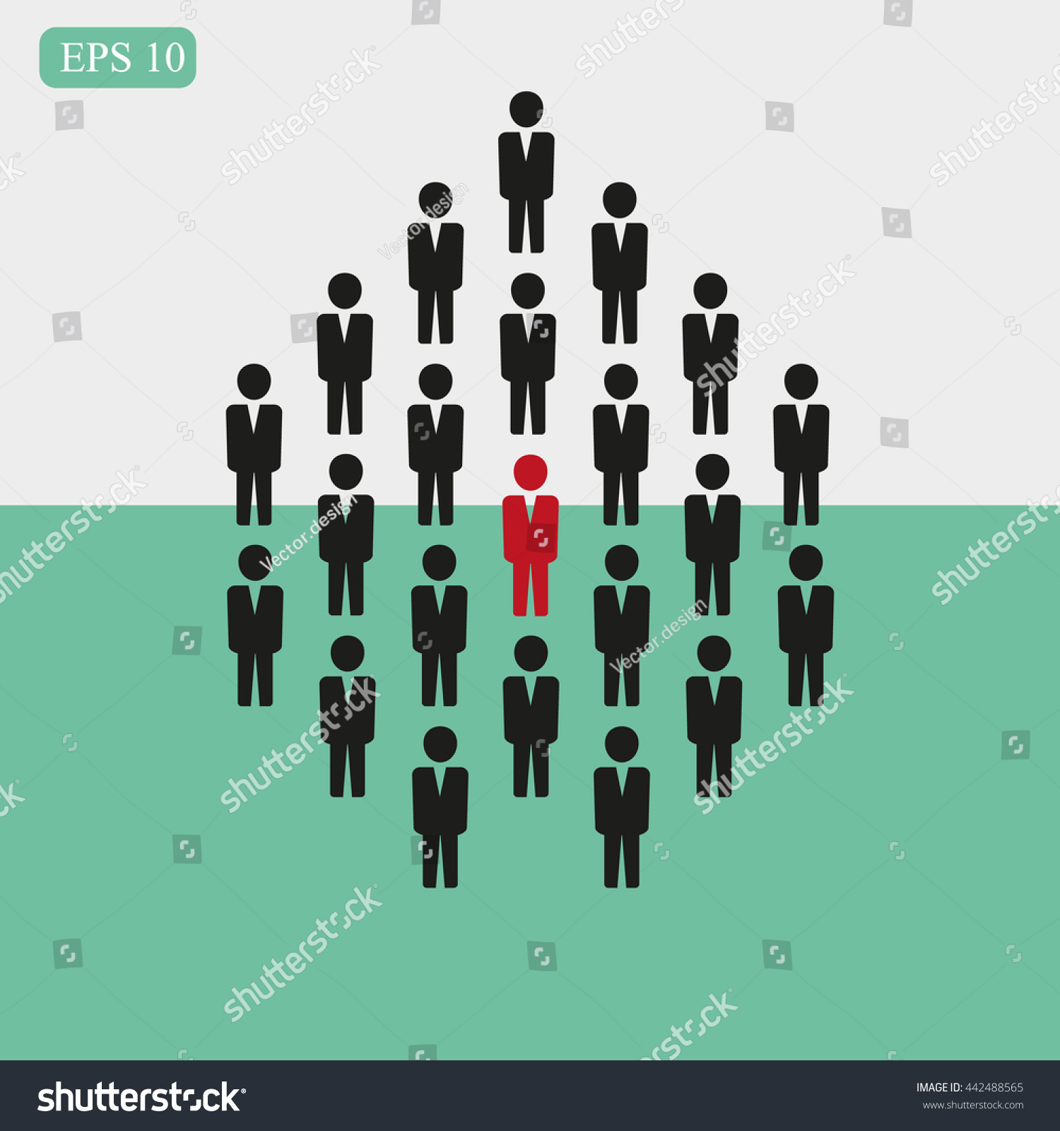 Society Vector Icon Team Workvector Illustration: เวกเตอร์สต็อก (ปลอด ...