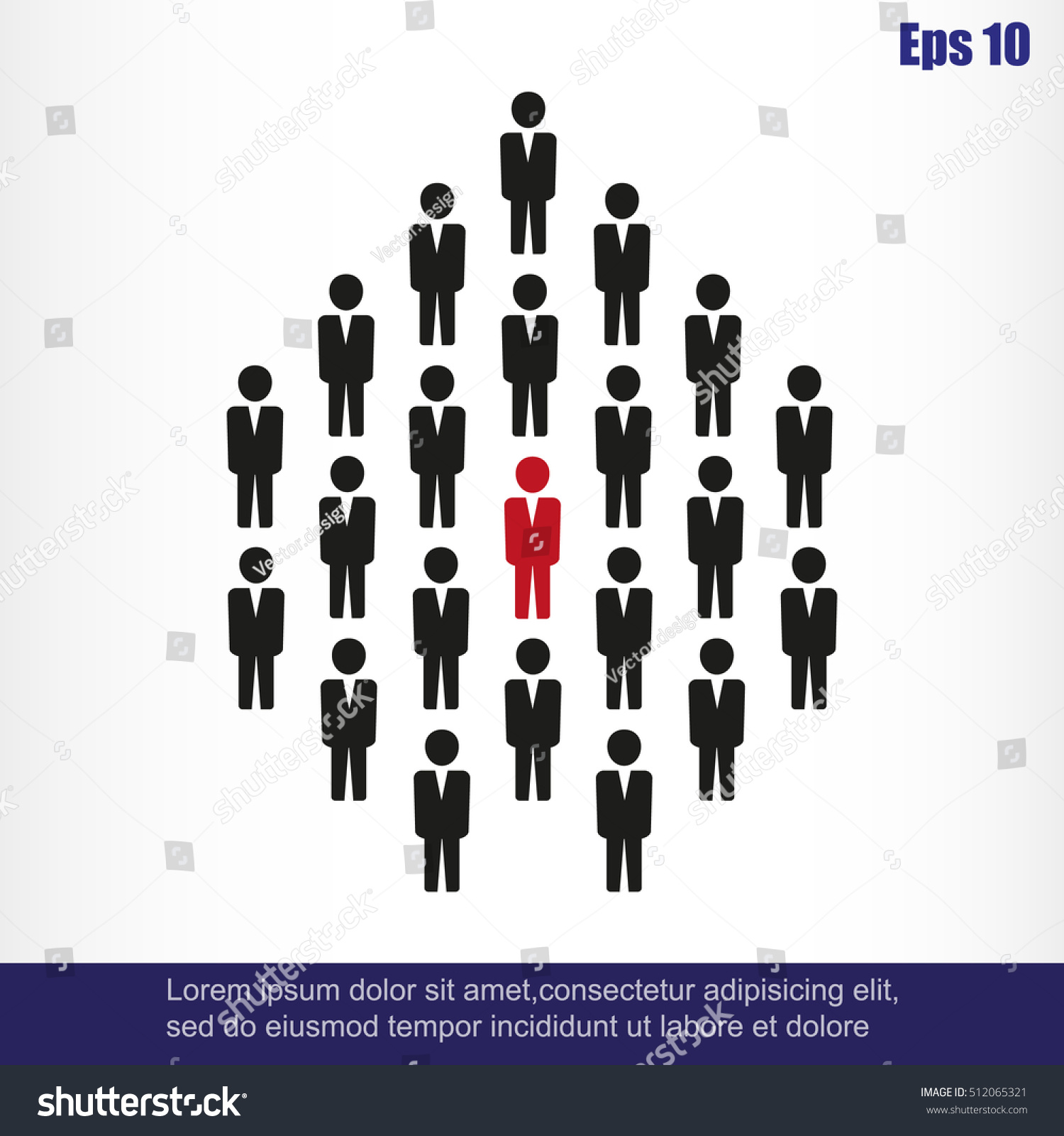 Society Vector Icon Team Workvector Illustration Stock Vector (Royalty ...