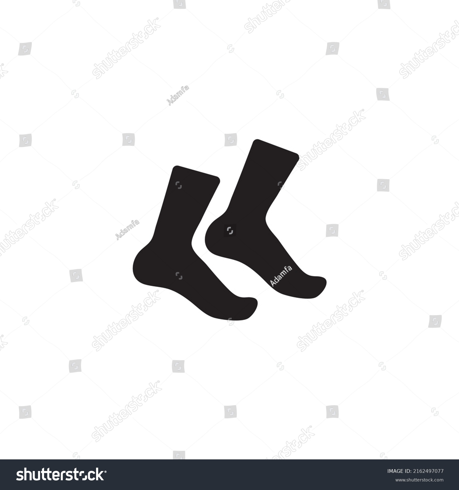Socks Icon Logo Free Vector Design Stock Vector (Royalty Free ...