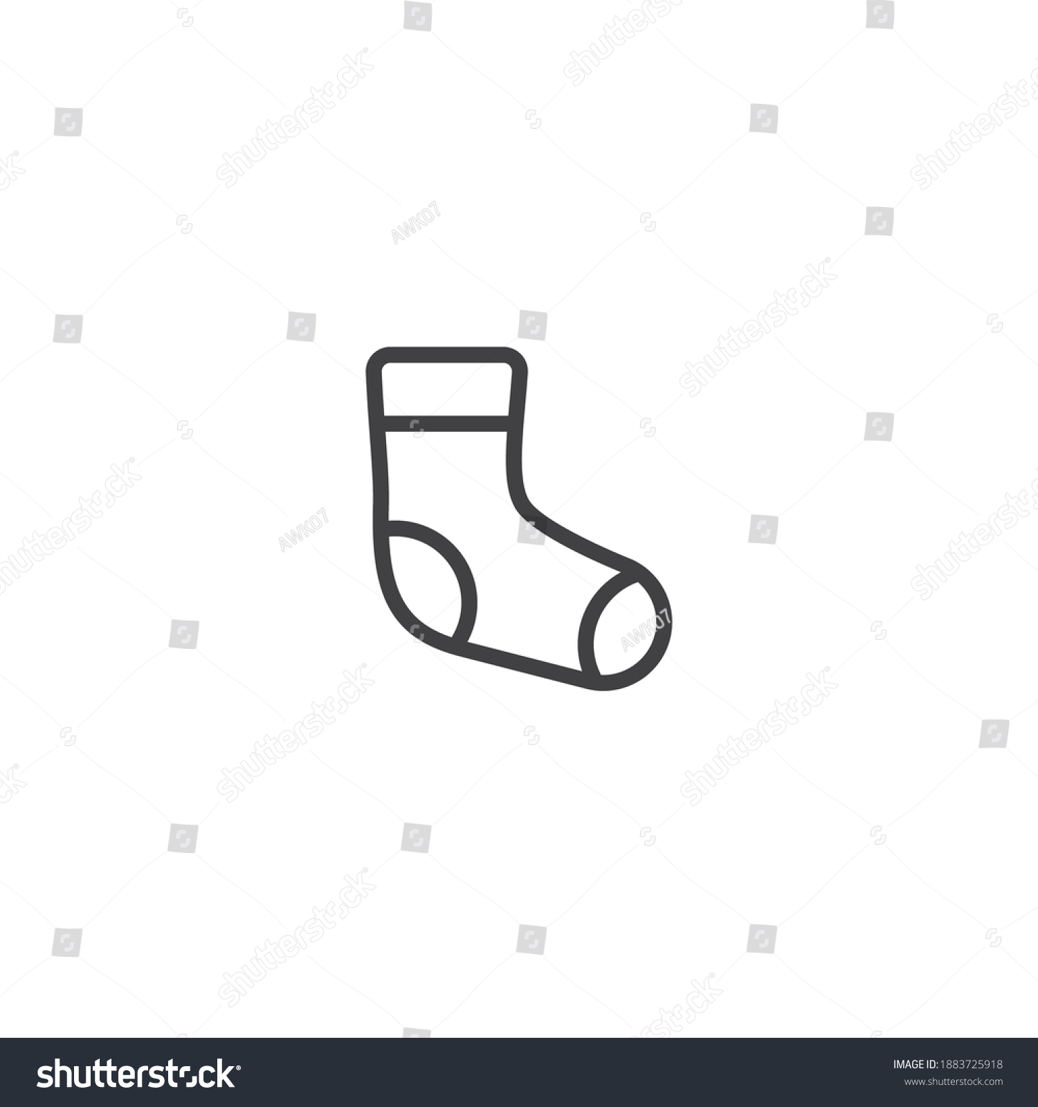 Socks Logo Symbol Vector Flat Design Stock Vector (Royalty Free ...