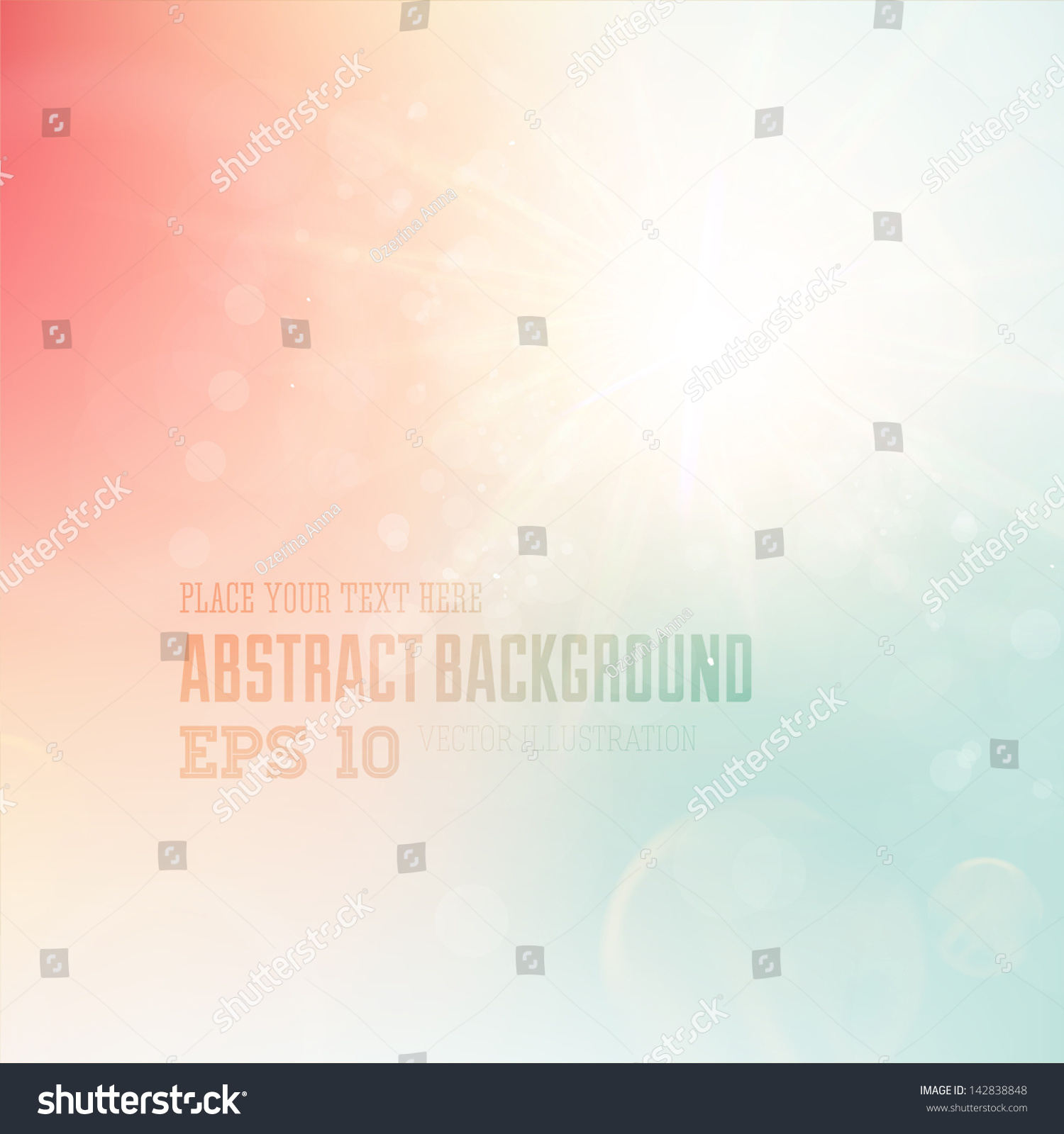 Soft Colored Abstract Background Design Stock Vector (Royalty Free ...