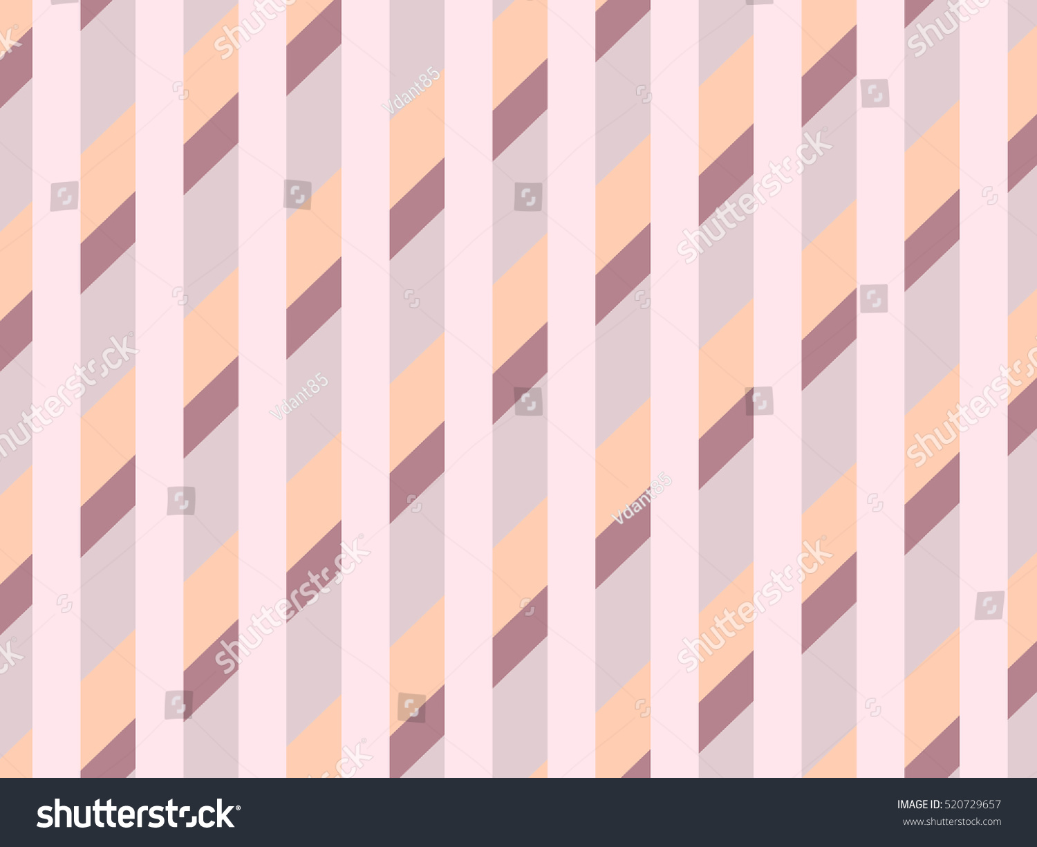 Soft Lines Pattern Diagonal Light Purpleorangeand Stock Vector (Royalty ...