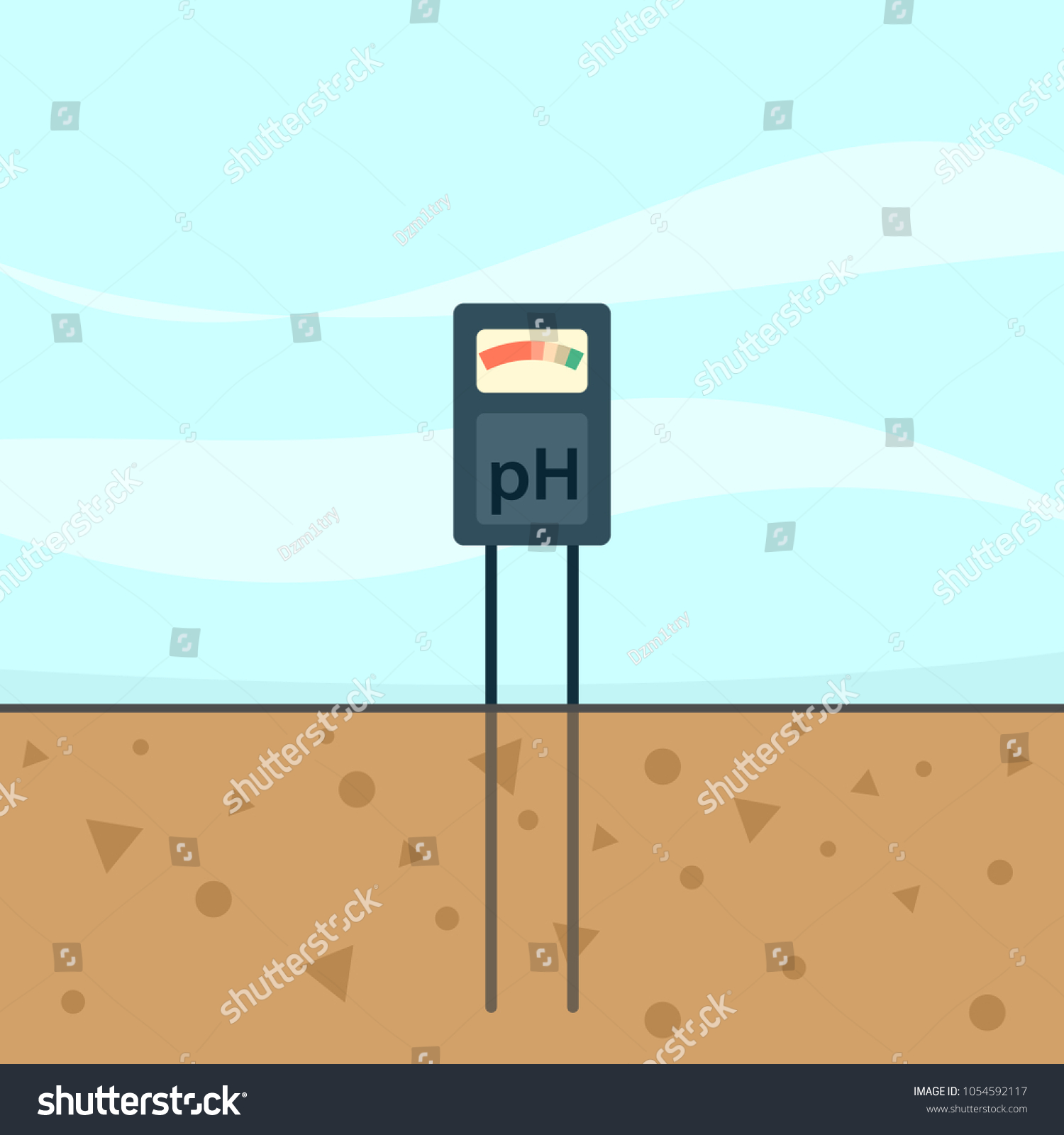 Soil Ph Testing Clipart Image 库存矢量图（免版税）1054592117 | Shutterstock