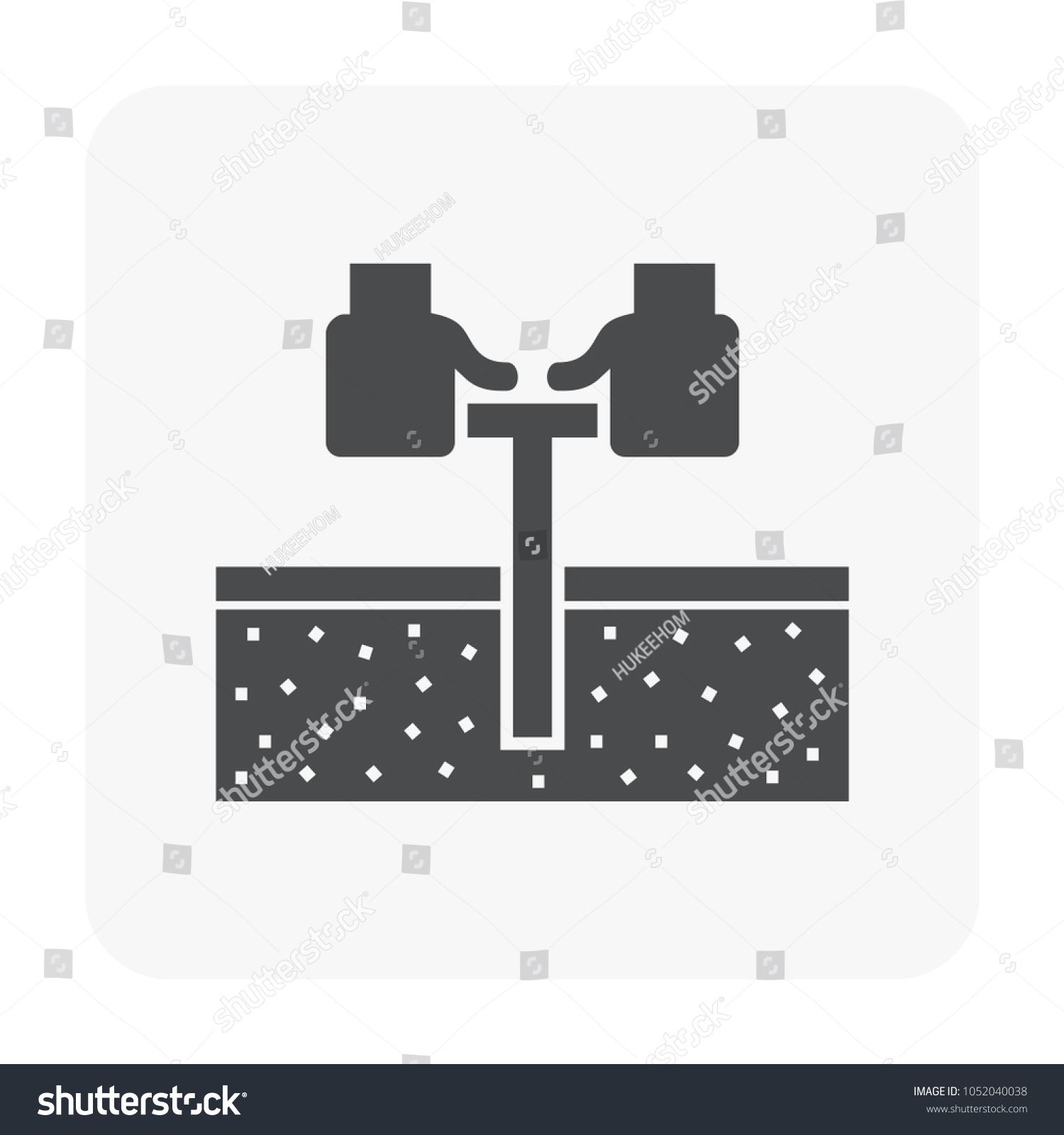 Soil Sampling Collecting Vector Icon May Stock Vector (Royalty Free ...