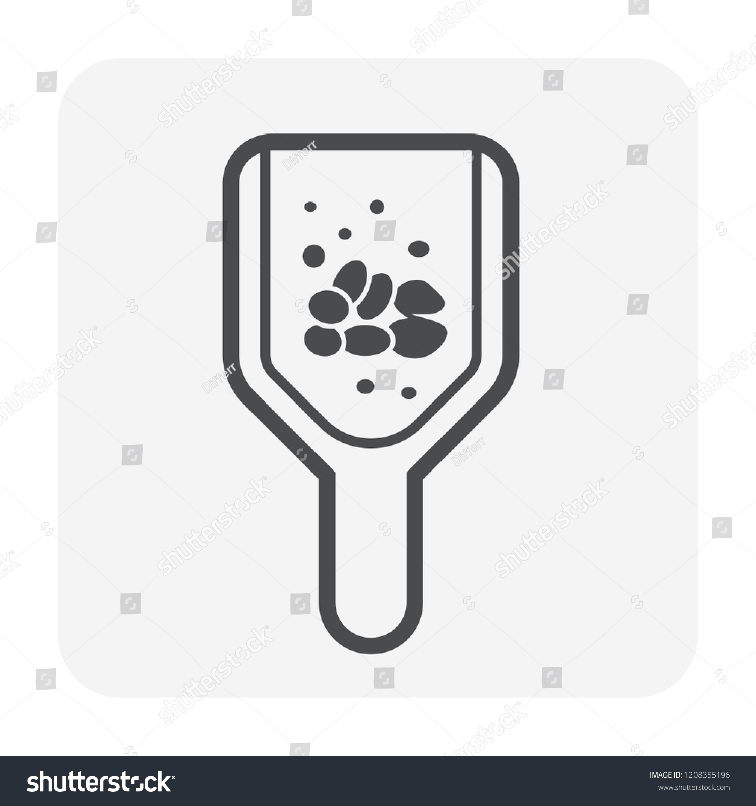 Soil Testing Tool Icon Black Color Stock Vector (Royalty Free) 1208355196