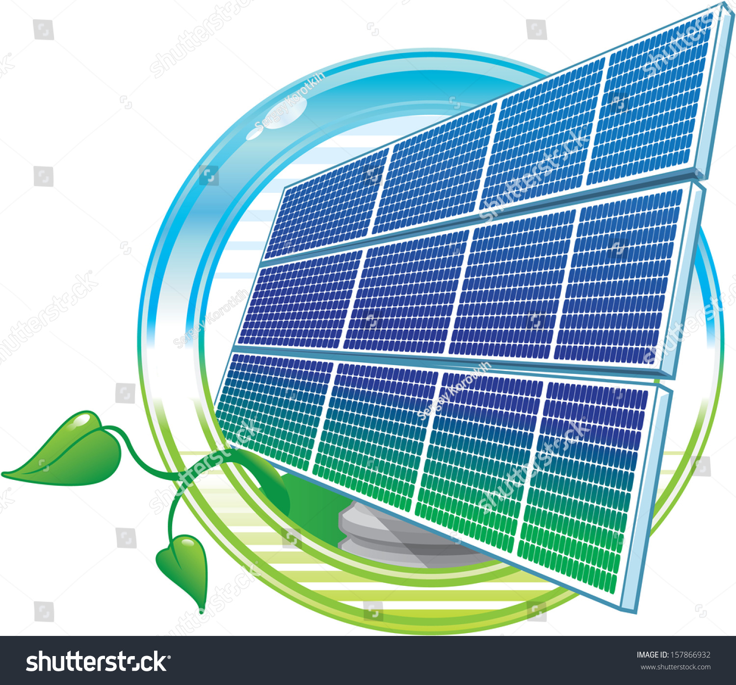 Solar Battery Stock Vector (Royalty Free) 157866932 | Shutterstock