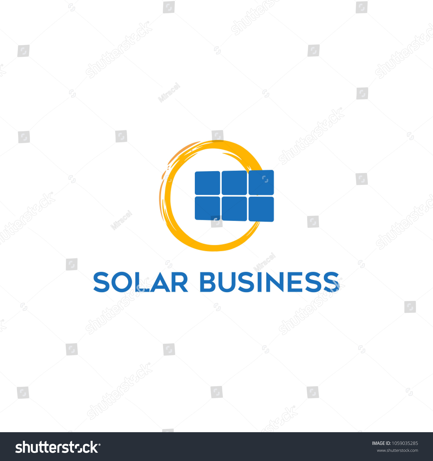 Solar Energy Logo Vector: เวกเตอร์สต็อก (ปลอดค่าลิขสิทธิ์) 1059035285 ...