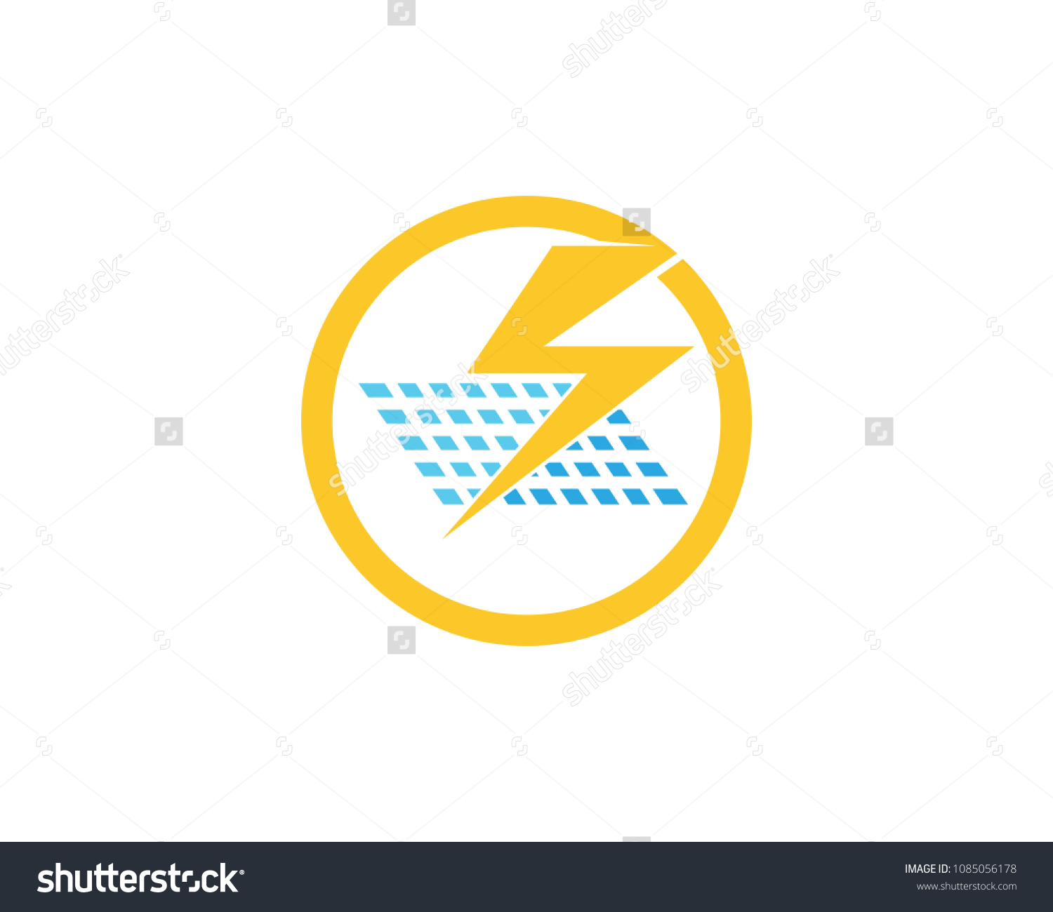 Solar Energy Panel Logo Vector Stock Vector (Royalty Free) 1085056178 ...