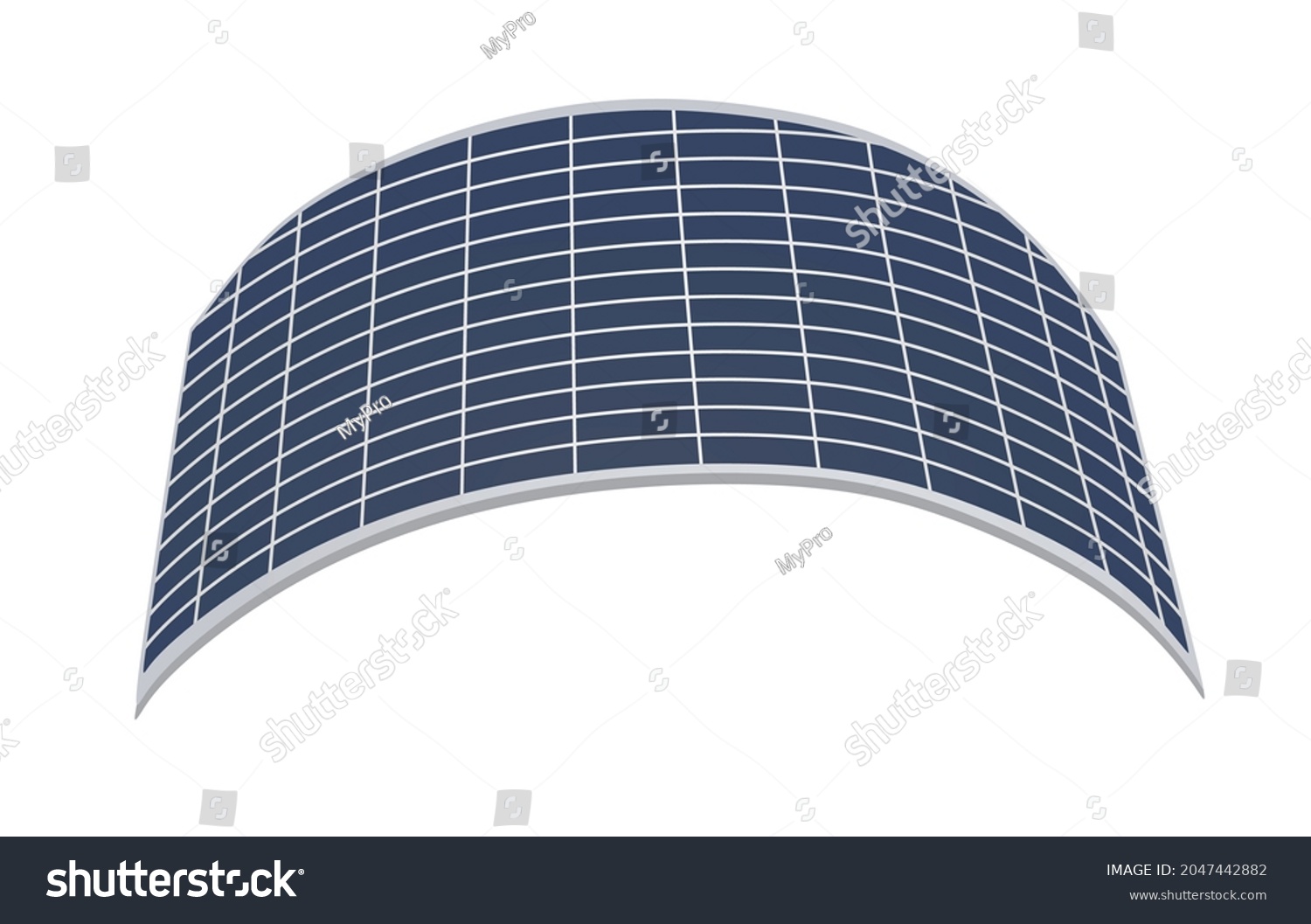 Solar Panel Isolated Vector Illustration Stock Vector (Royalty Free ...