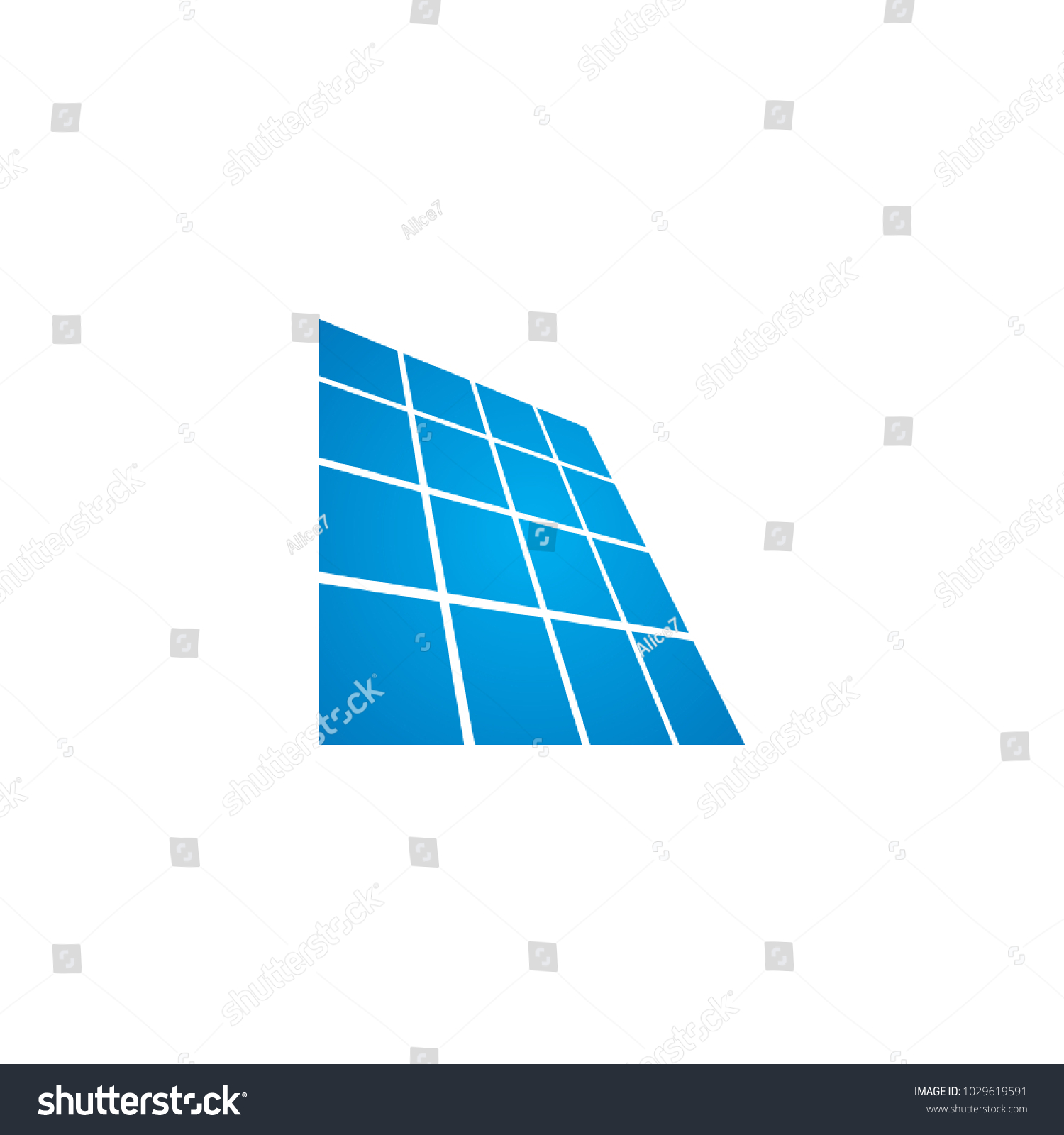 Solar Panelsolar Cell Logo Design Vector: เวกเตอร์สต็อก (ปลอดค่า ...