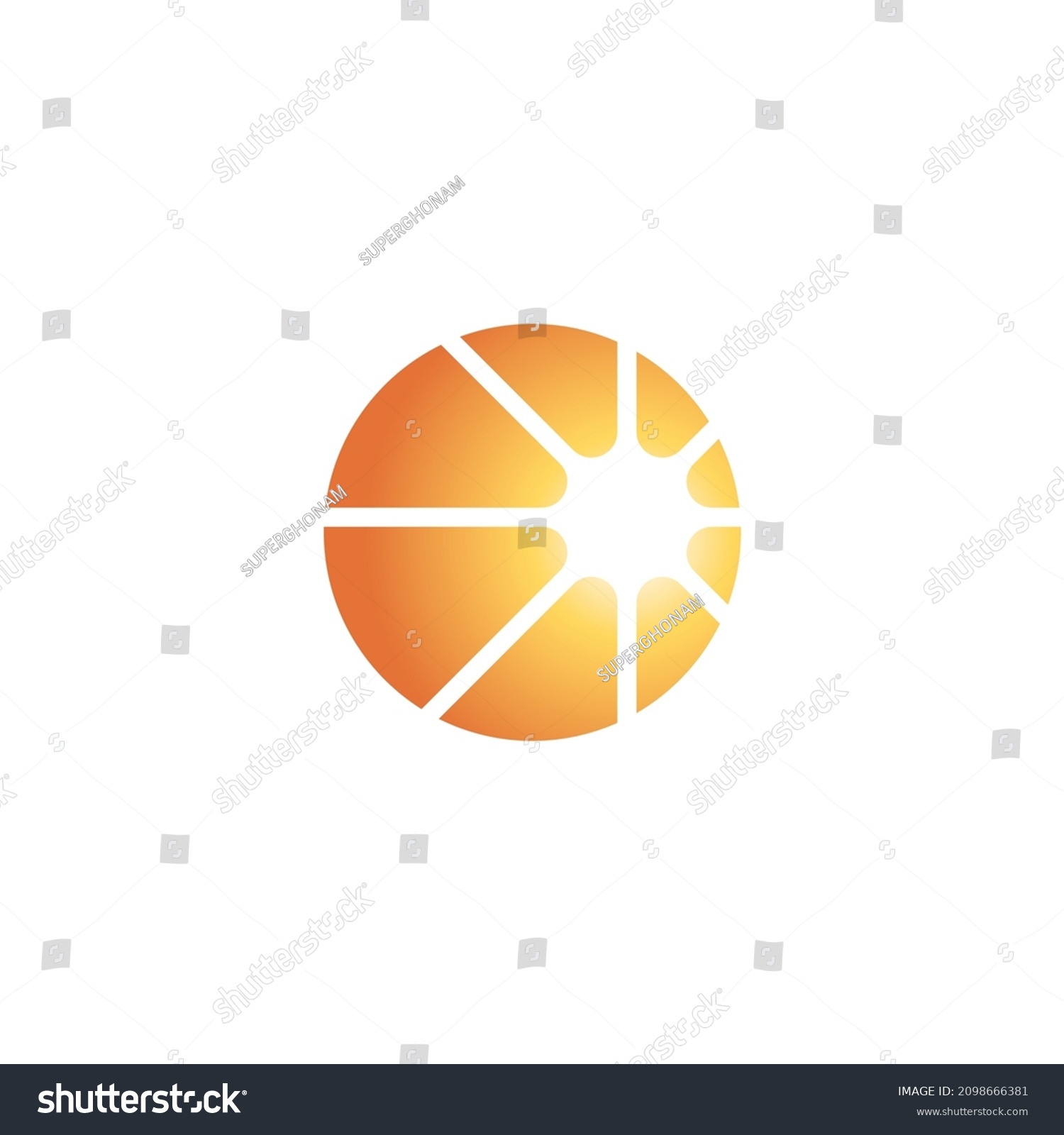Solar Sun Logo Design Inspiration Vector Stock Vector (Royalty Free ...