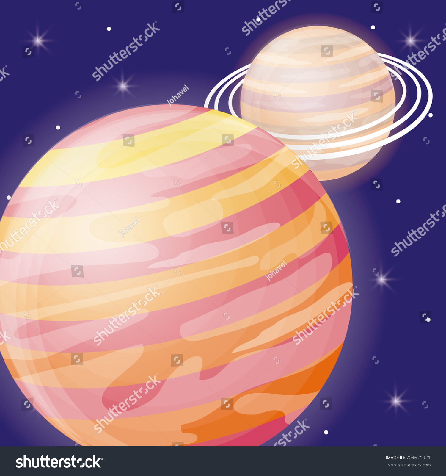 Solar System Design Stock Vector (Royalty Free) 704671921 | Shutterstock