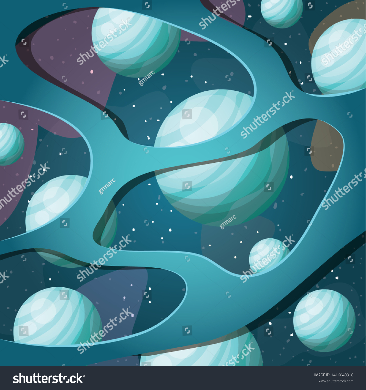 Solar System Planets Design Vector Illustration Stock Vector (Royalty ...