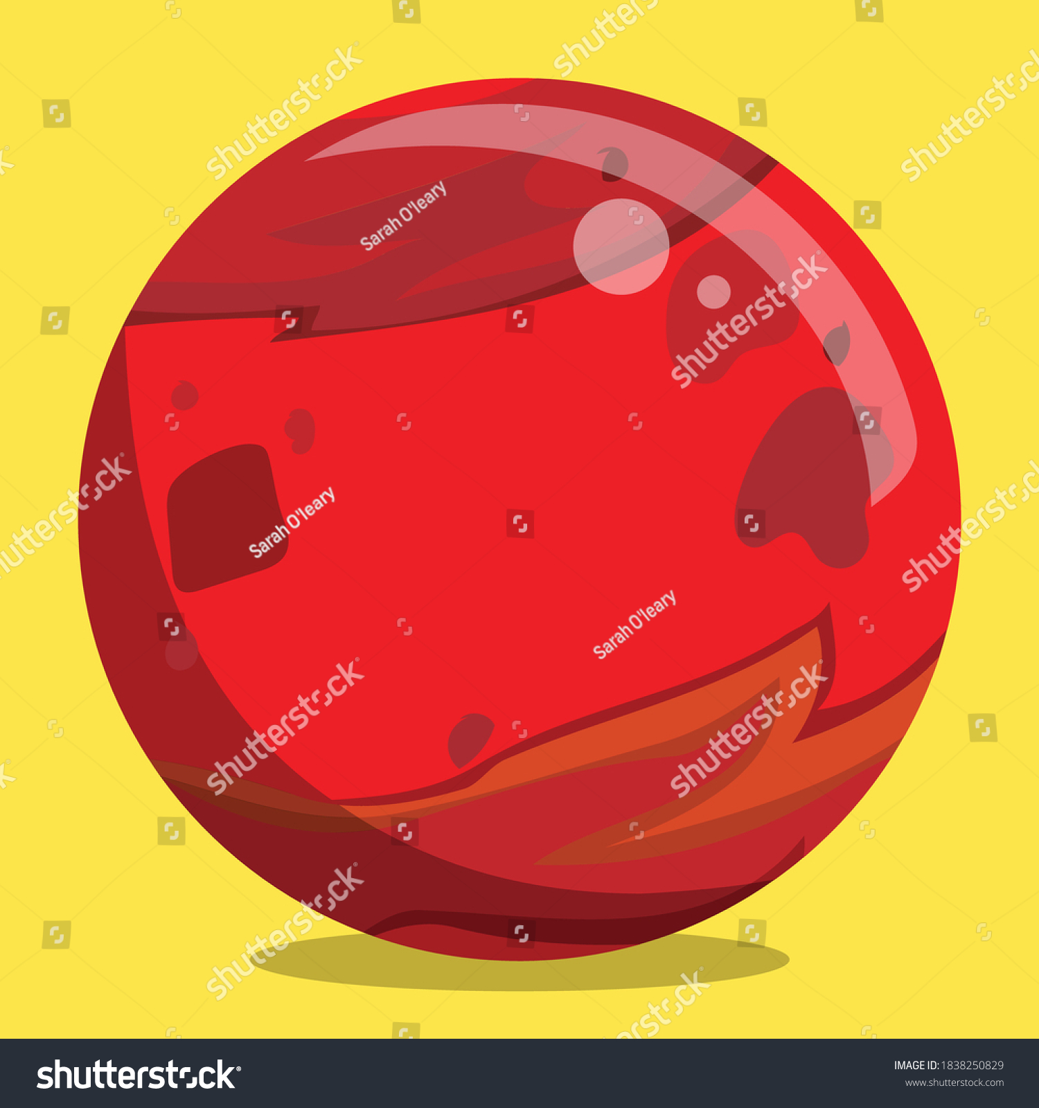 Solar System Planets Design Vector Illustration: เวกเตอร์สต็อก (ปลอดค่า ...