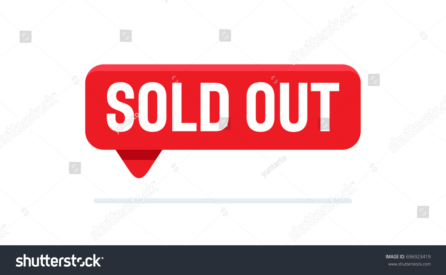 Sold Out Sign Vector Illustration: เวกเตอร์สต็อก (ปลอดค่าลิขสิทธิ์ ...