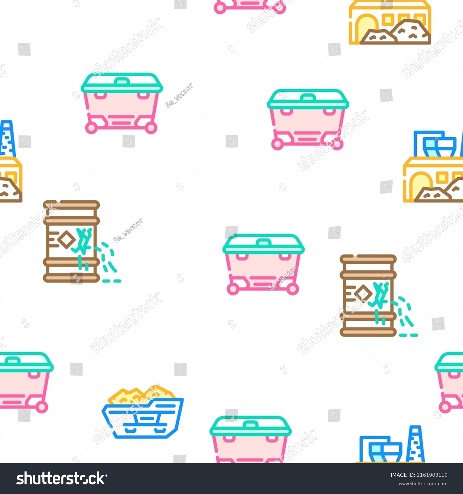 Solid Waste Management Business Vector Seamless Stock Vector (Royalty ... Solid Waste Management Business Vector Seamless Stock Vector (Royalty ...