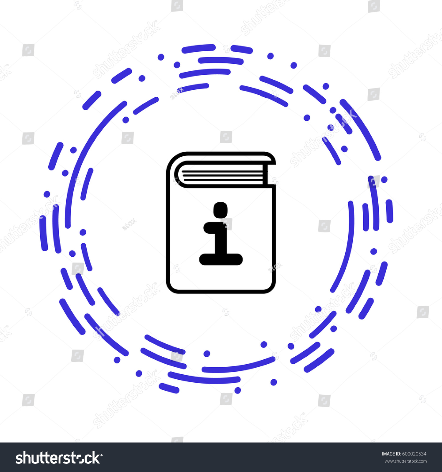 Solution Book Info Sing Stock Vector (Royalty Free) 600020534 ...