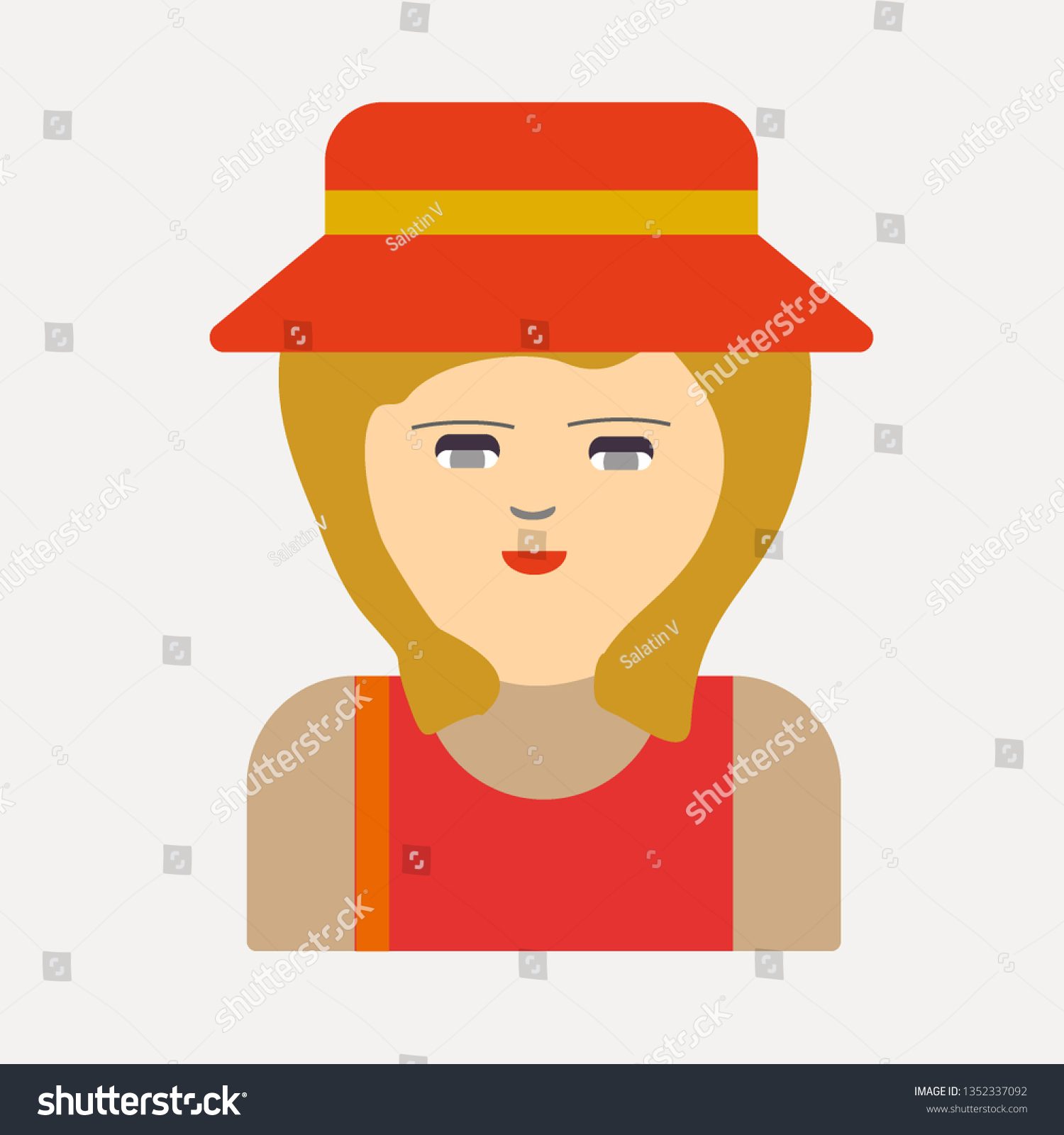 Soman Vector Icon Stock Vector (Royalty Free) 1352337092