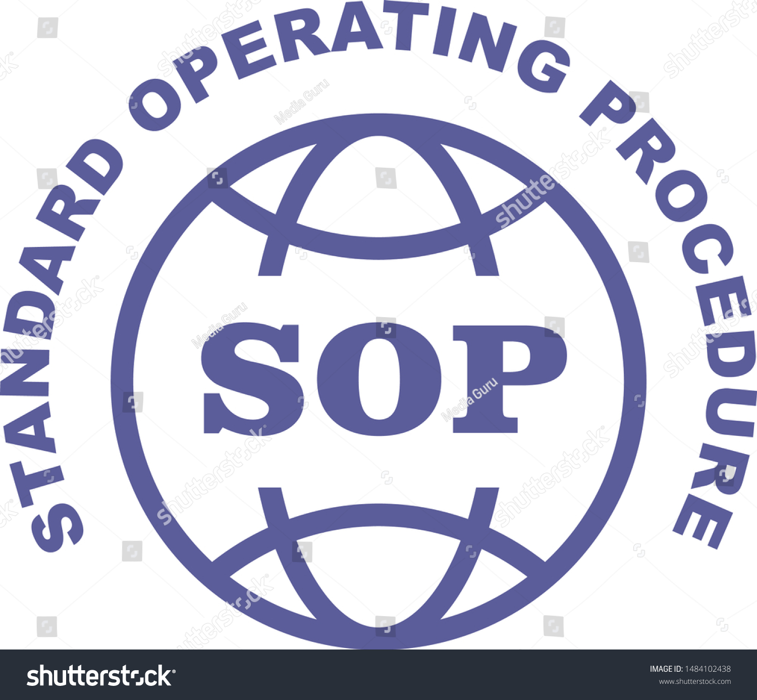 Sop Stamp Standard Operating Procedure Emblem : image vectorielle de ...