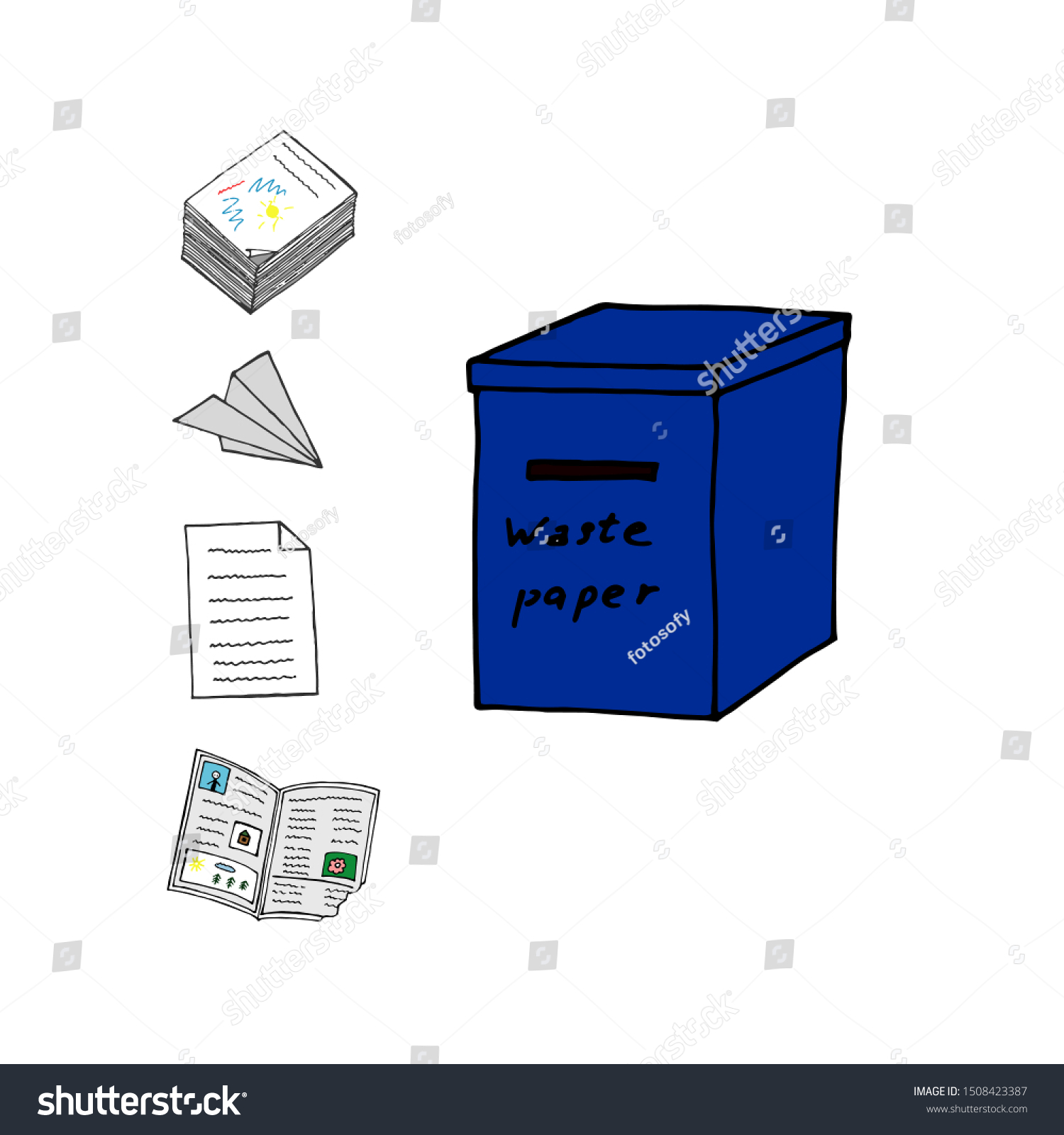 Sorting Garbage Environmental Protection Childrens Ecological Stock ... Sorting Garbage Environmental Protection Childrens Ecological Stock ...