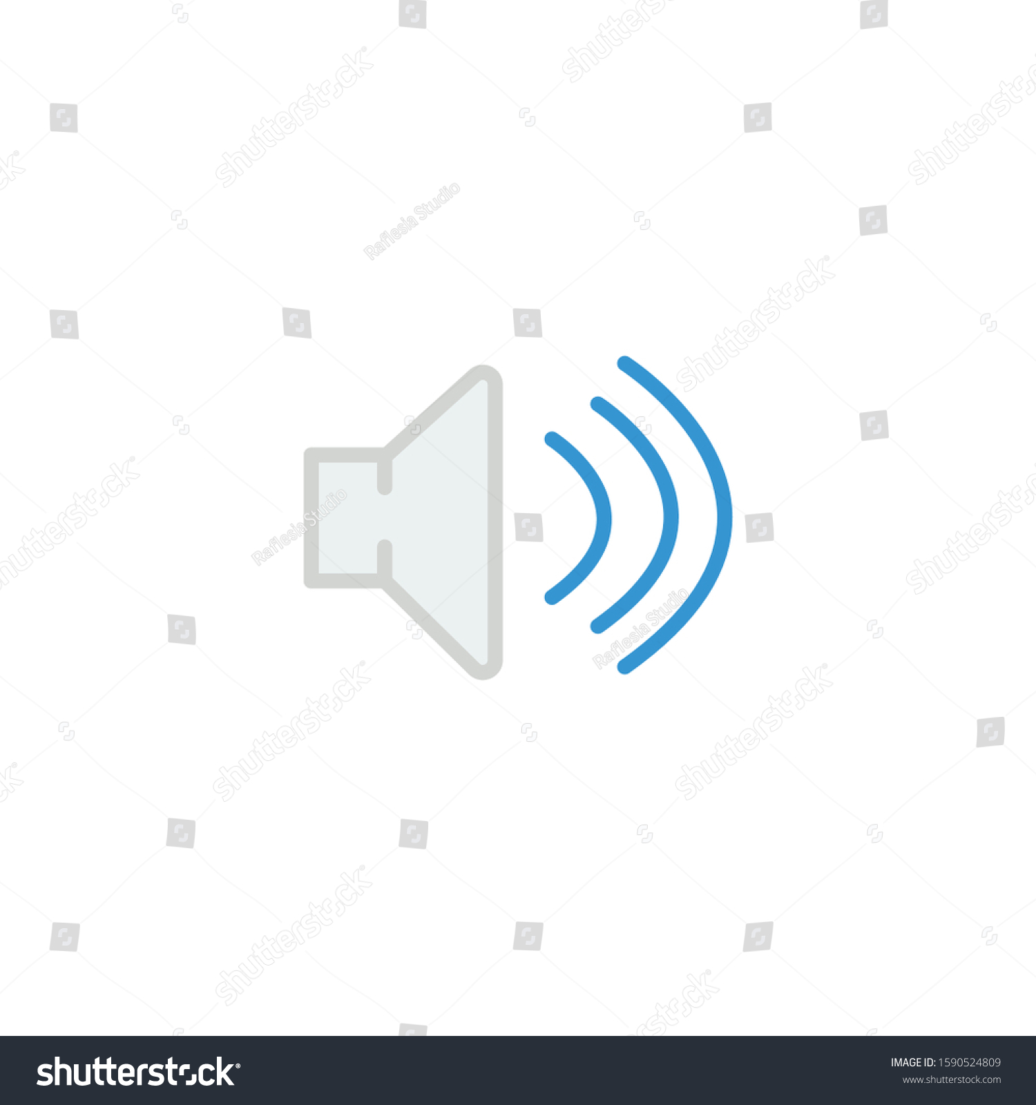 Sound Icon Vector Illustration Logo Template Stock Vector (Royalty Free ...