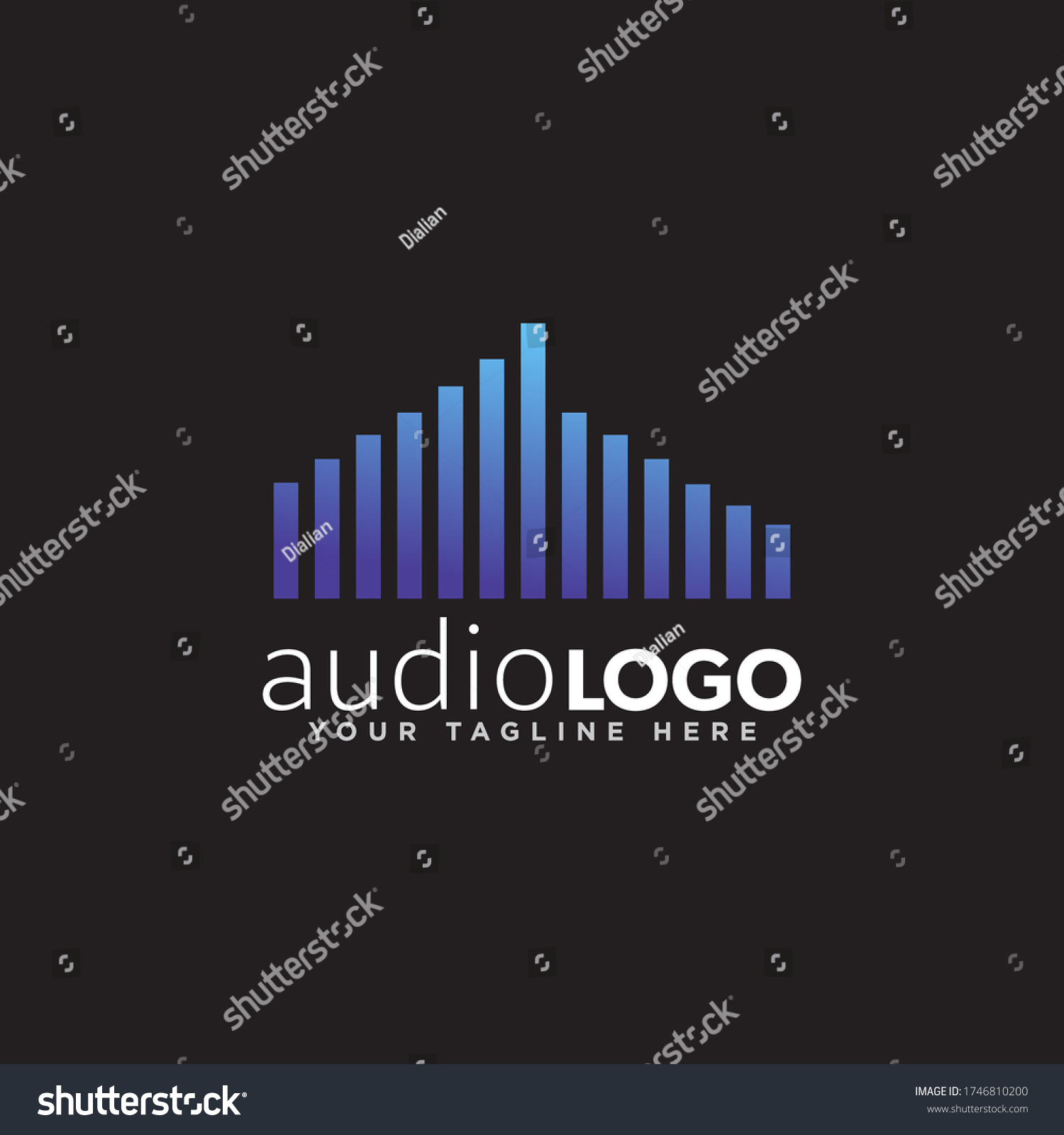 Sound Logo Concept Design Vector: เวกเตอร์สต็อก (ปลอดค่าลิขสิทธิ์ ...