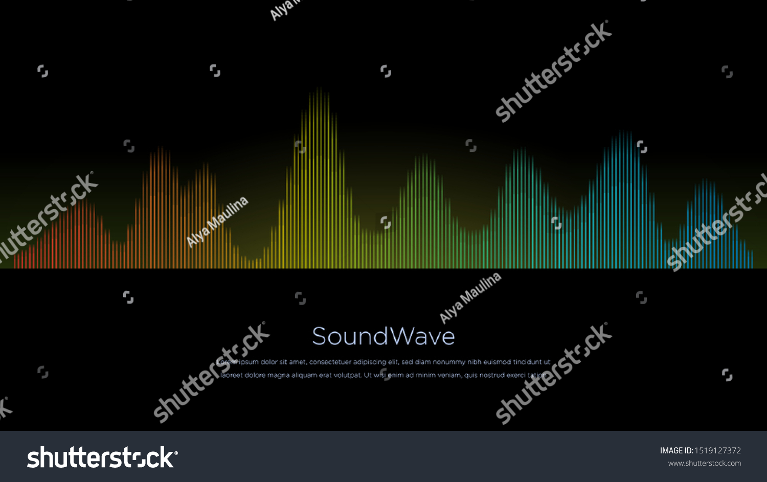 Sound Wave Equalizer Modern Vector Illustration Stock Vector (Royalty ...