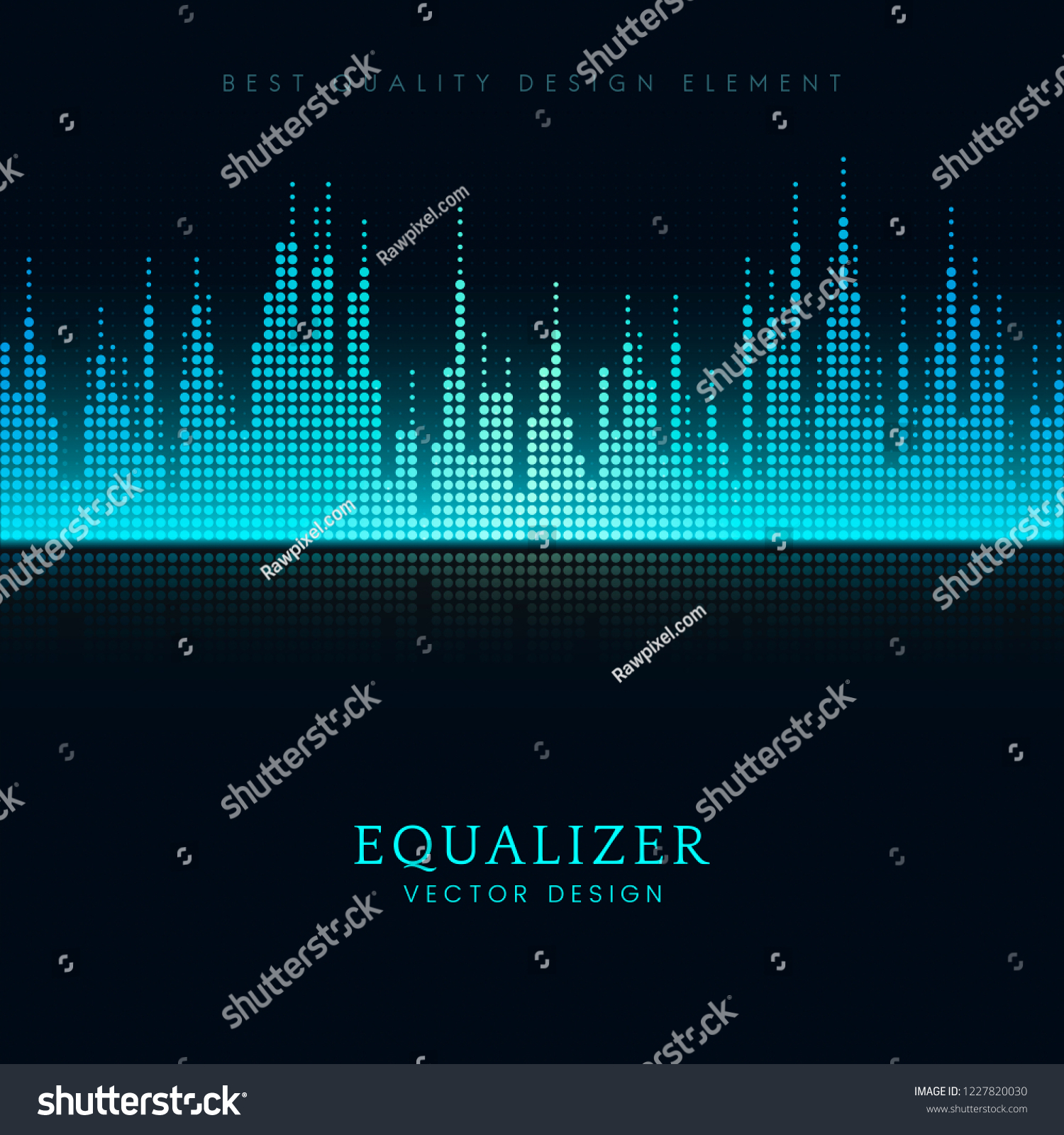 Sound Wave Equalizer Vector Design Stock Vector (Royalty Free ...
