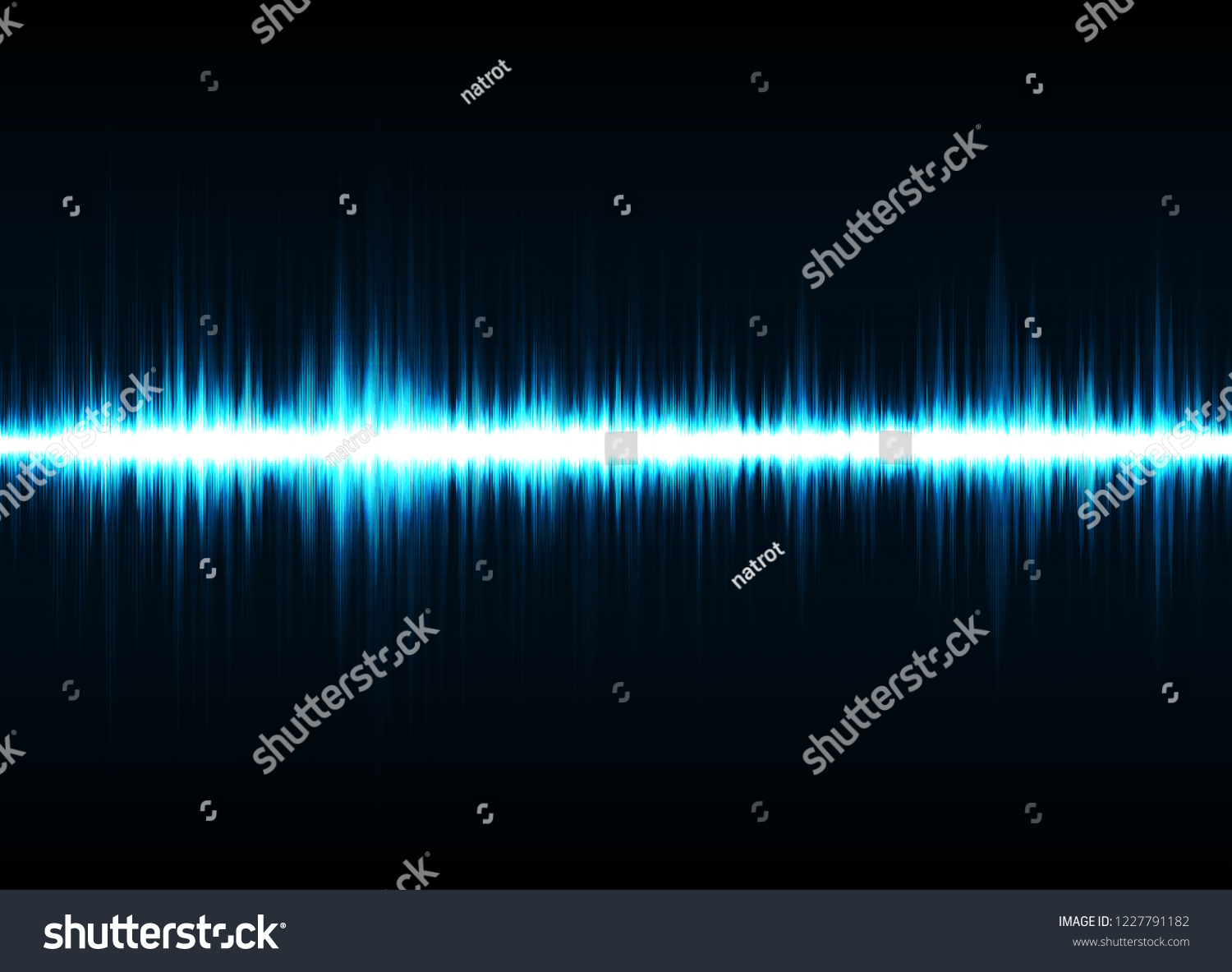 Sound Wave Vector Background Blue Digital: vector de stock (libre de ...