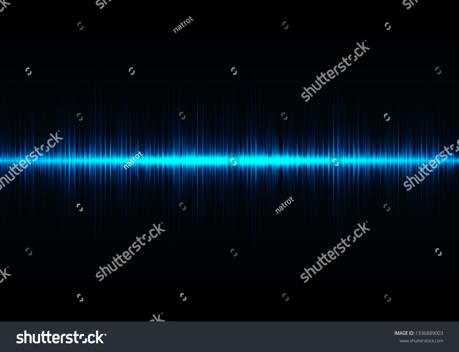 Sound Wave Vector Background Blue Digital: vetor stock (livre de ...