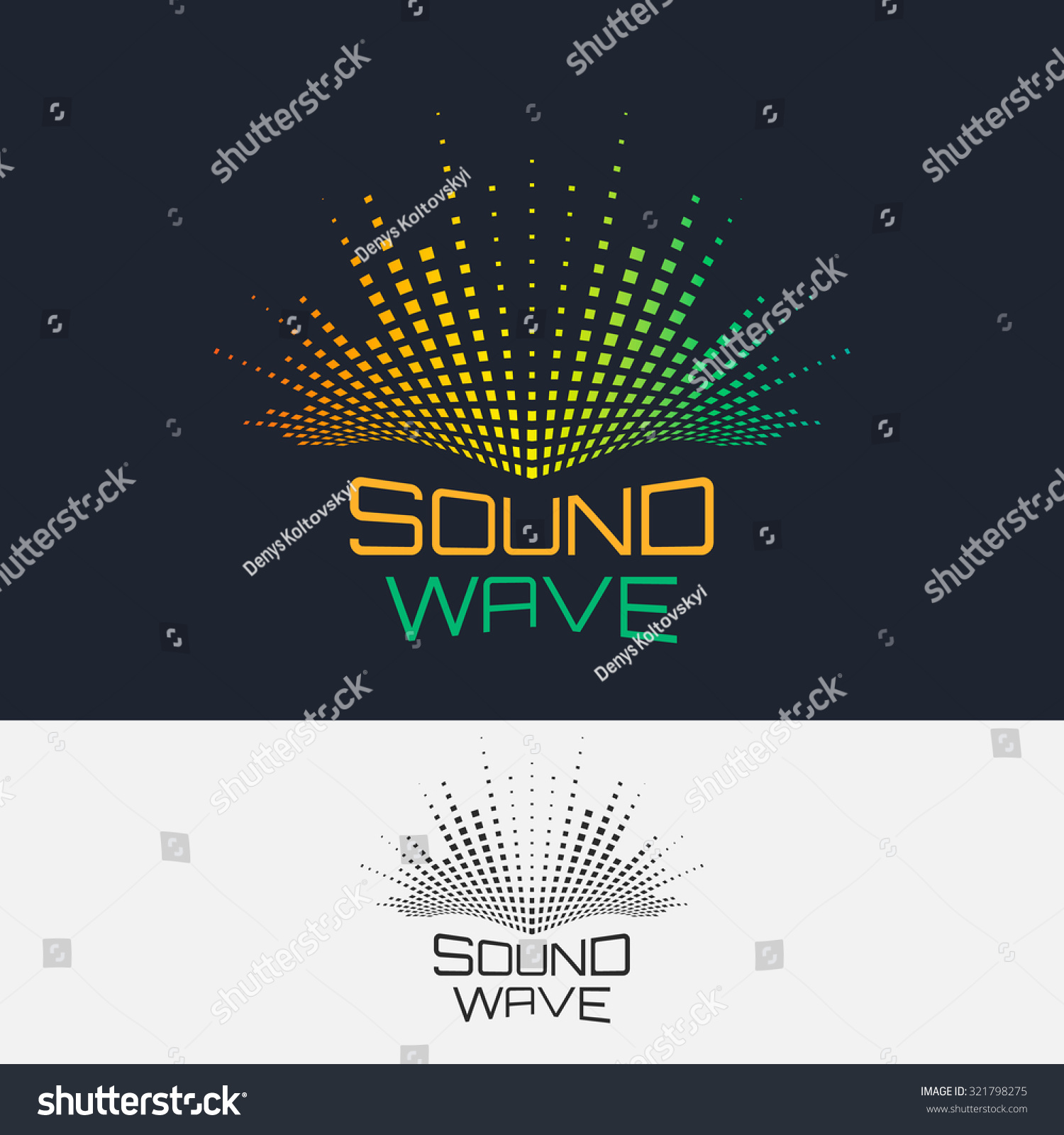 Sound Wave Vector Logo Design Template Stock Vector (Royalty Free ...