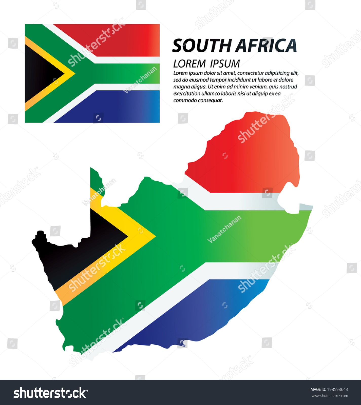 South Africa Vector Stock Vector (Royalty Free) 198598643 - Shutterstock