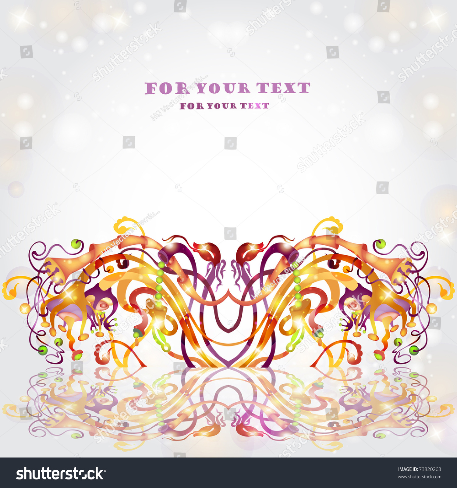 Space Banner Fantasy Background: vector de stock (libre de regalías ...