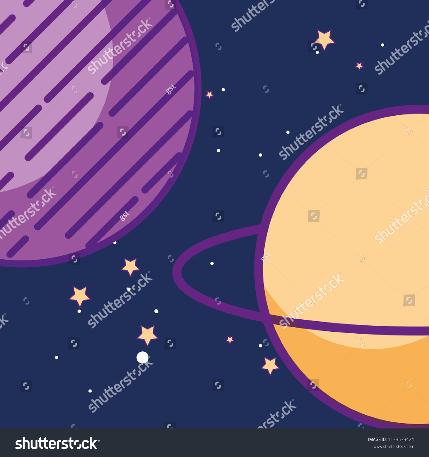Space Galaxy Card Stock Vector (Royalty Free) 1133539424 | Shutterstock