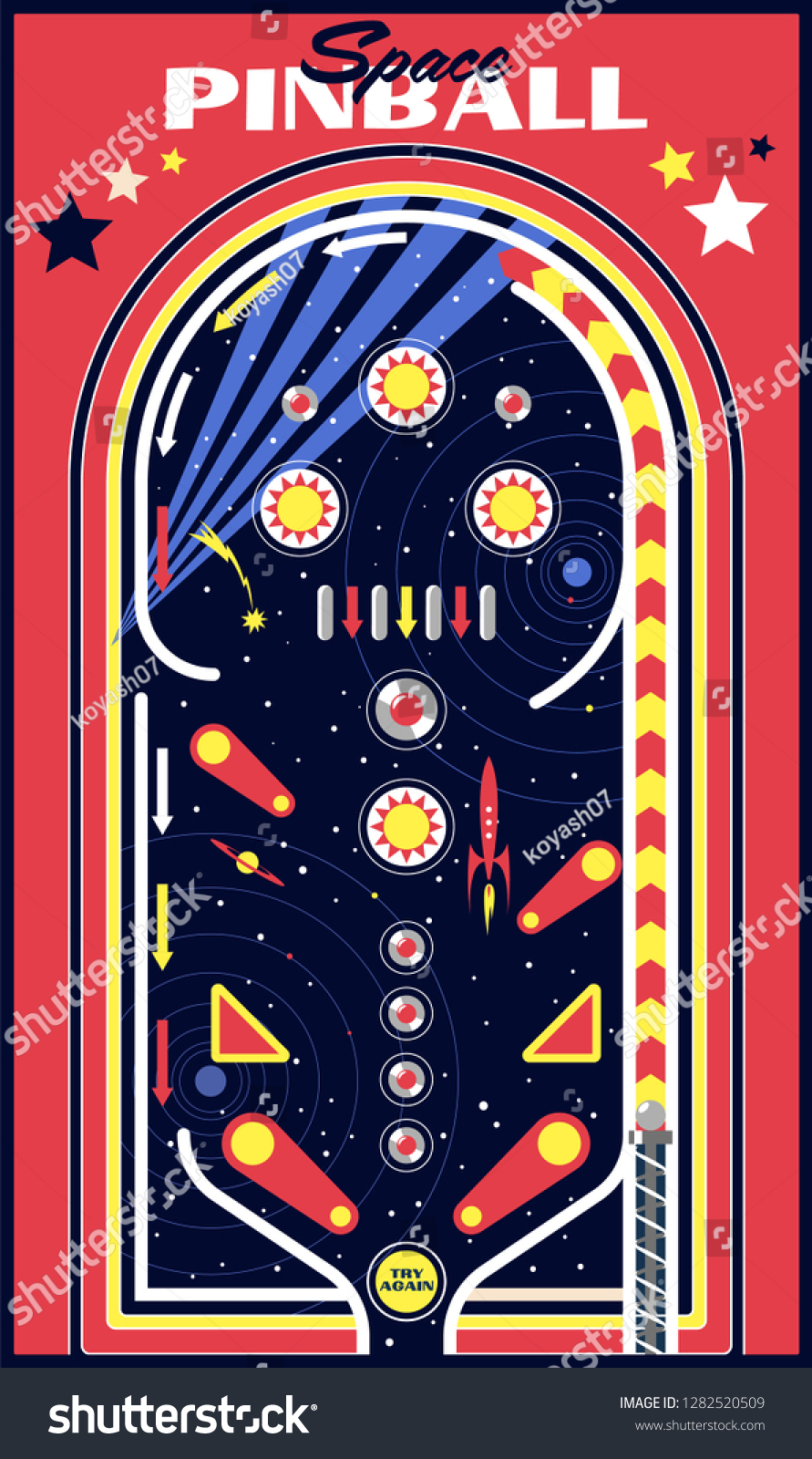 1.903 Flipper game Ilustrasi Stok, Gambar & Vektor | Shutterstock
