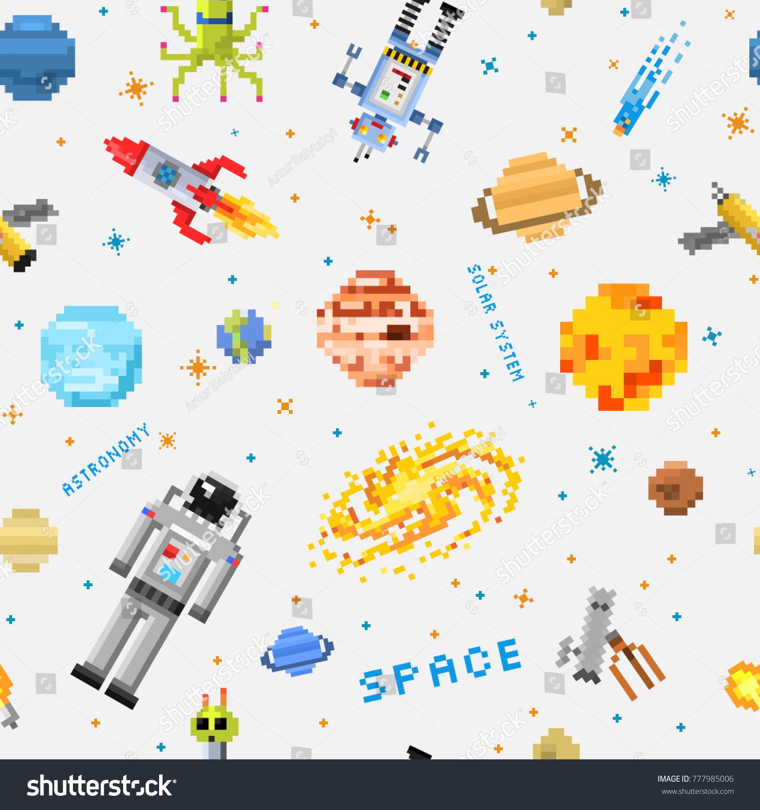 1,030 Pixel solar system Images, Stock Photos & Vectors | Shutterstock
