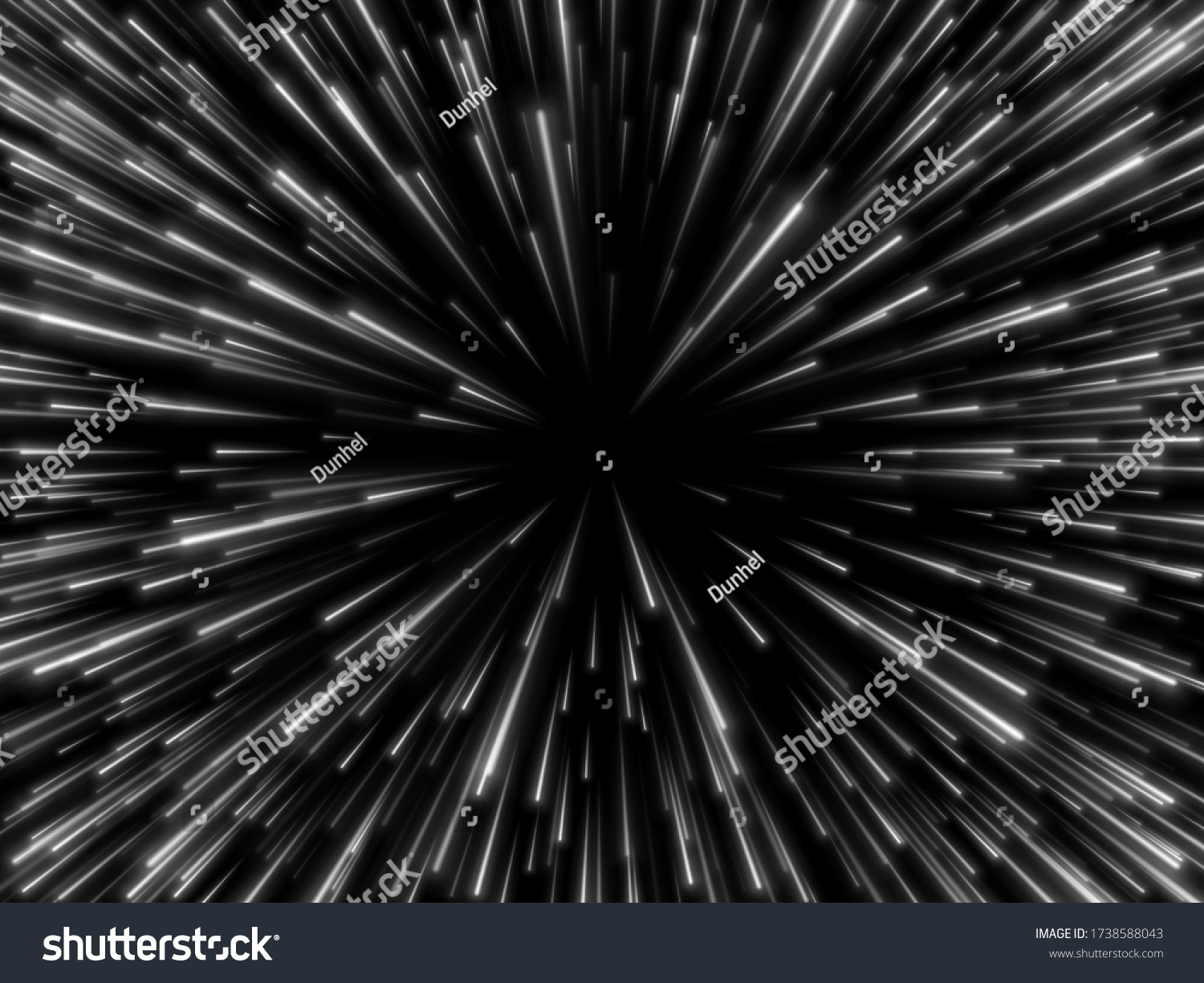Space Speed Abstract Starburst Dynamic Lines Stock Vector (Royalty Free ...