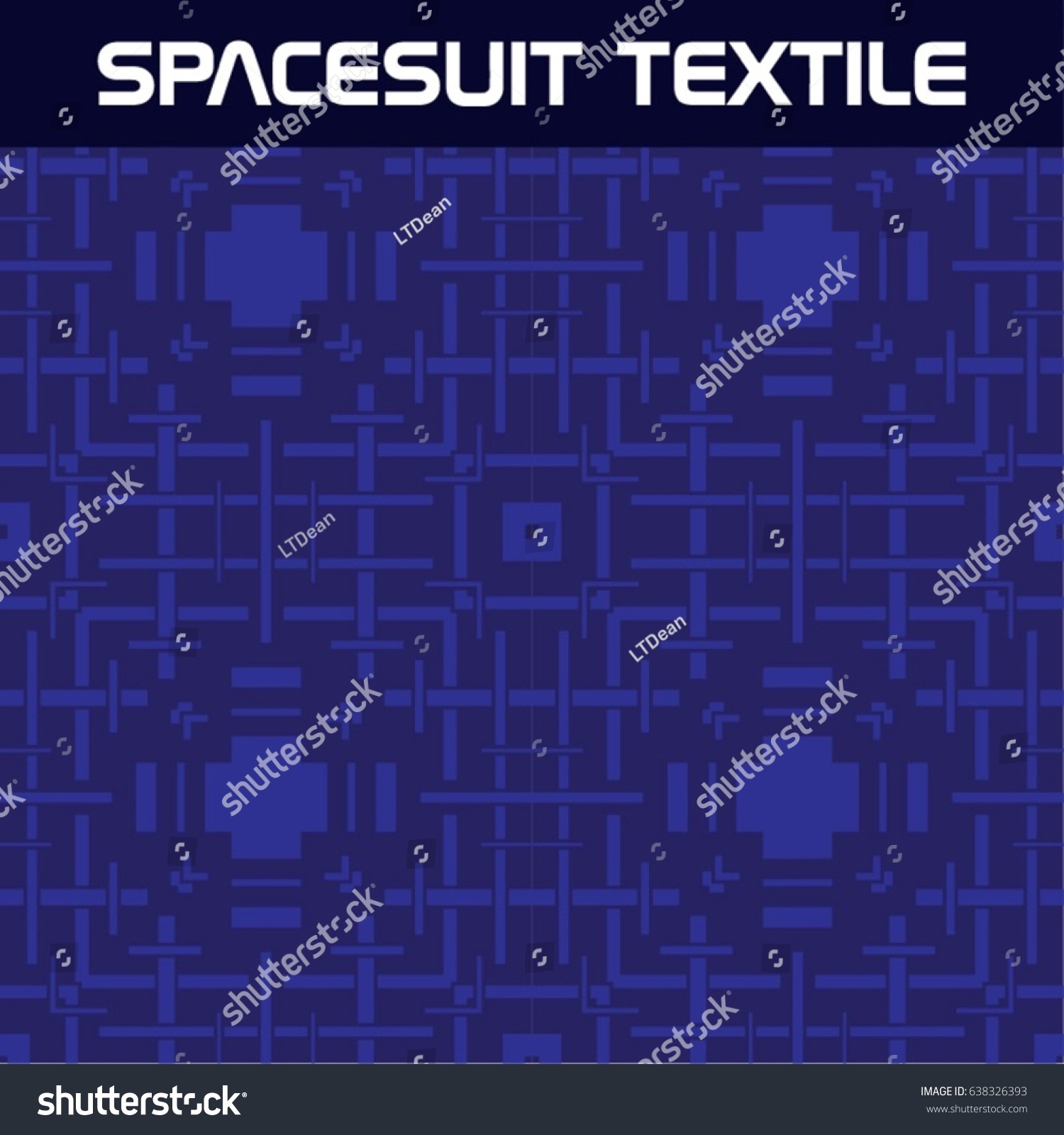 Space Suit Textile Texture Seamless Pattern Stock Vector (Royalty Free ...