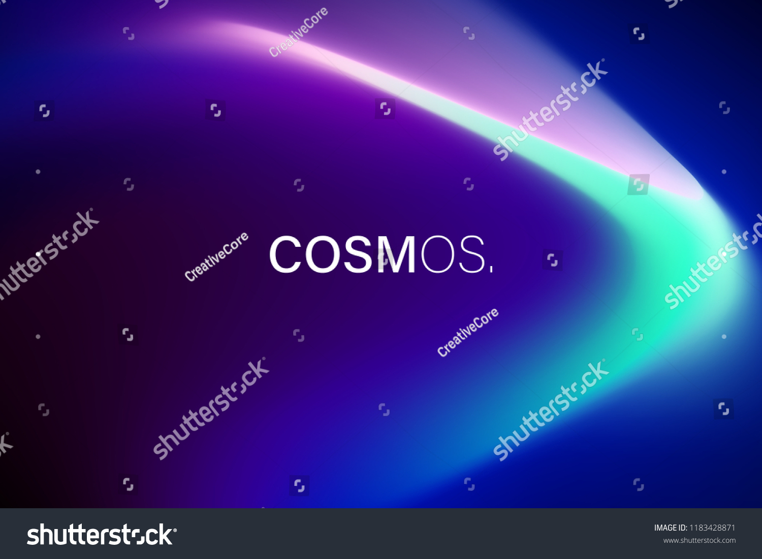 Space Theme Gradient Background Design Abstract Stock Vector (Royalty ...
