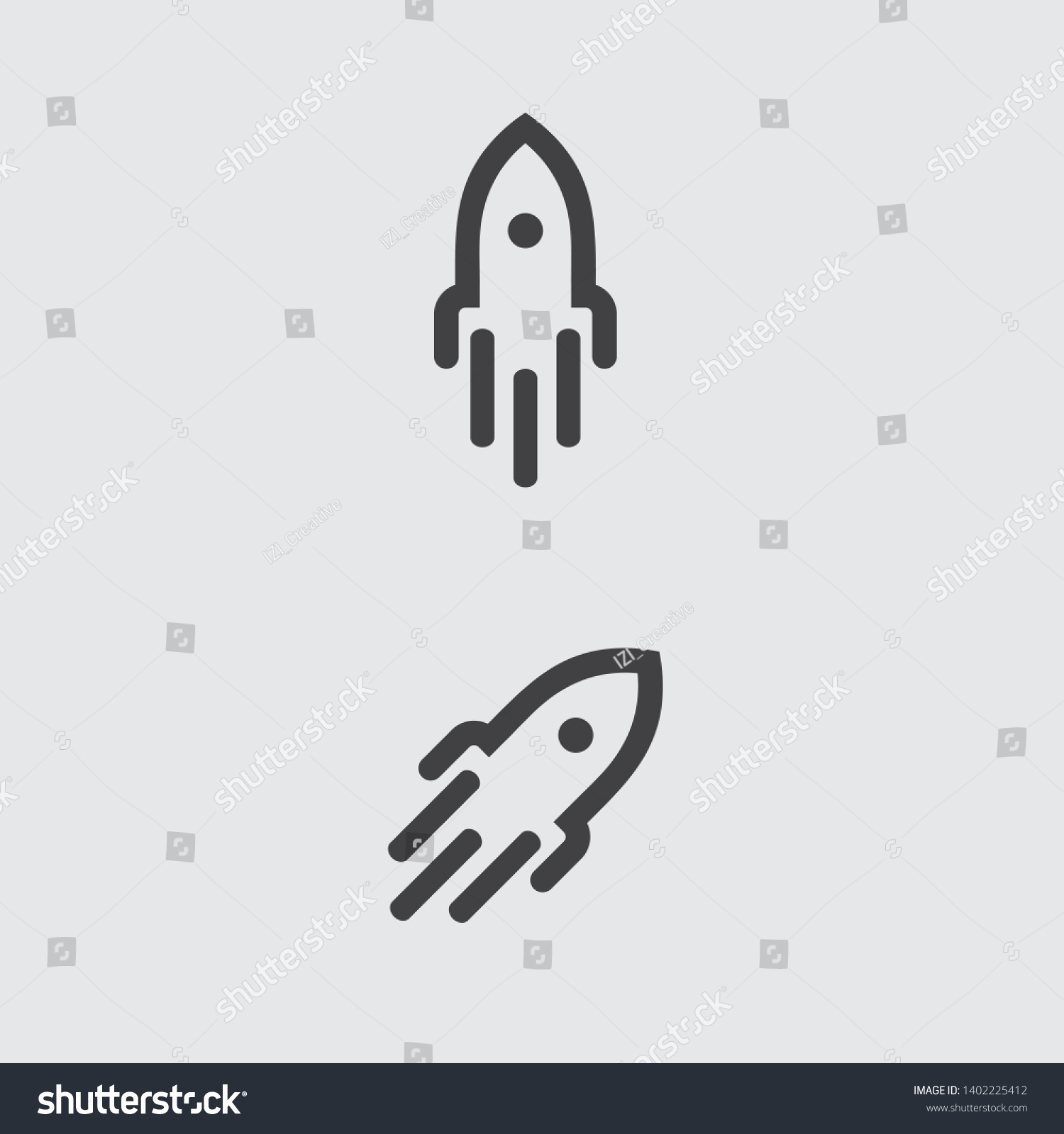 Spacecraft Apollo Logo Design Stock Vector (Royalty Free) 1402225412 ...