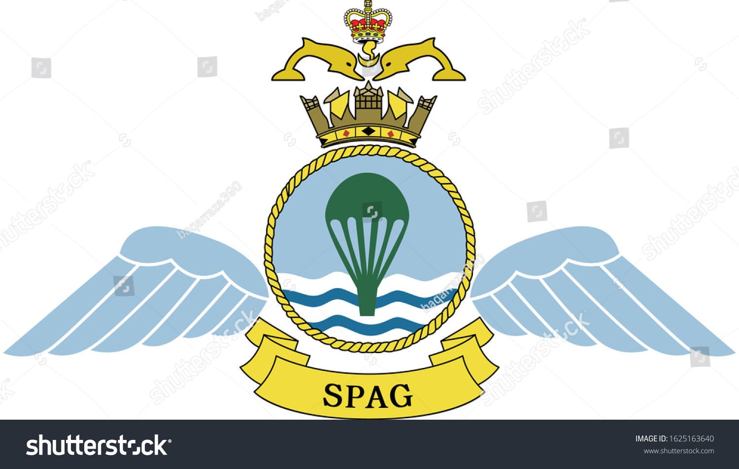 Spag Wing Vector Logo Illustration Stock Vector (Royalty Free ...