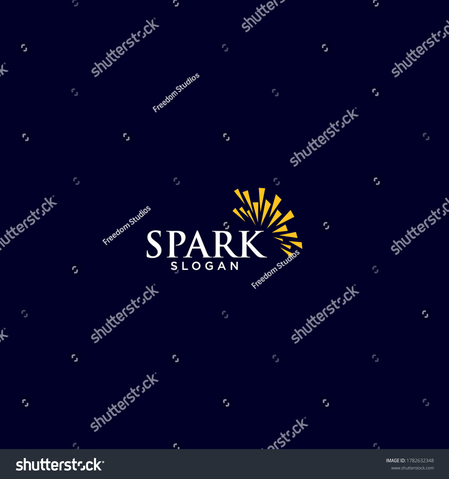 Spark logotipo diseños de plantilla vectorial: vector de stock (libre ...