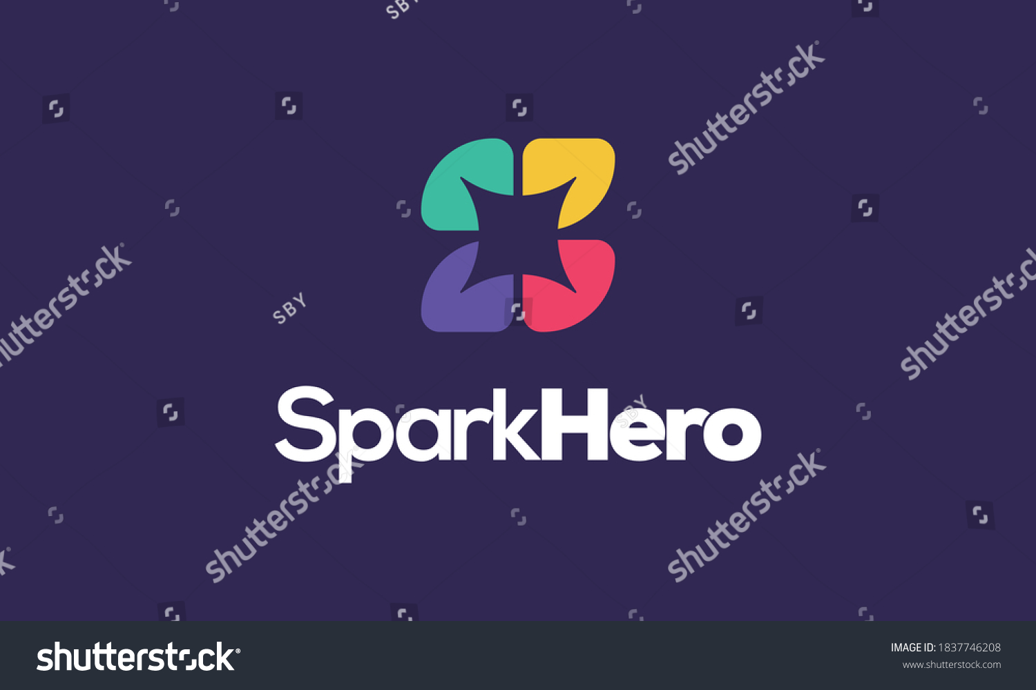 Spark Vector Logo Design Template Stock Vector (Royalty Free ...