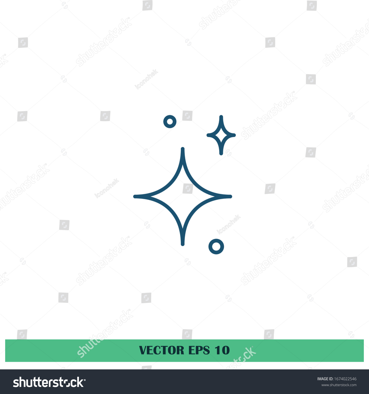 Sparkle Surface Tile Icon Design Element Stock Vector (Royalty Free ...