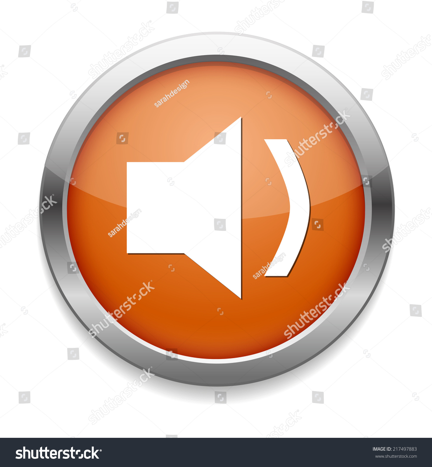 Speaker Volume Icon Stock Vector (Royalty Free) 217497883 | Shutterstock