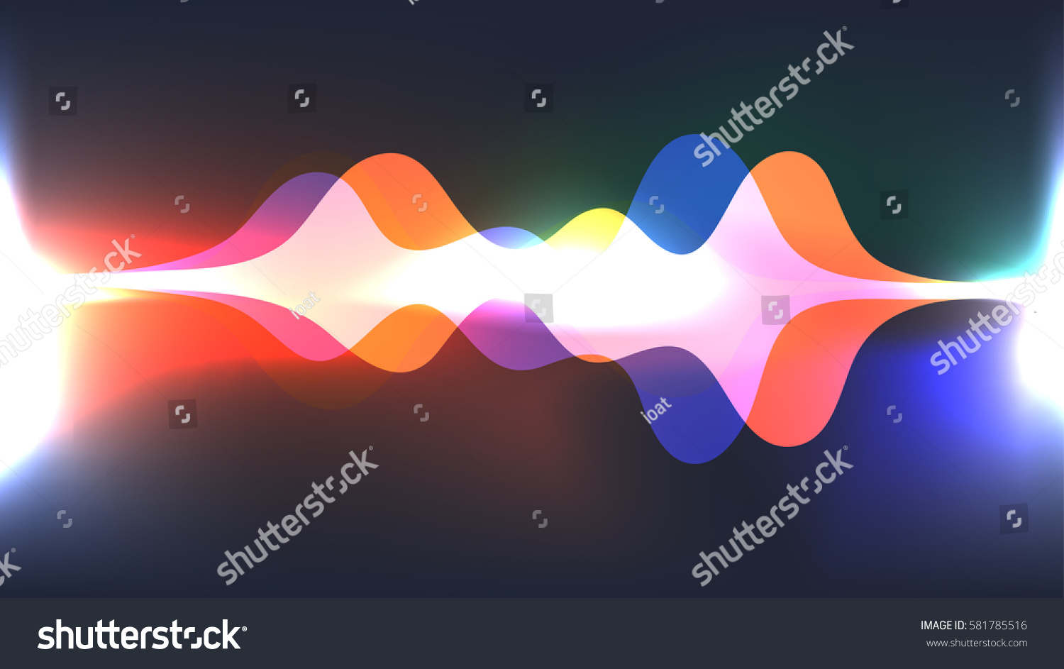 Speaking Sound Wave Illustration Vector Stock Vector (Royalty Free ...