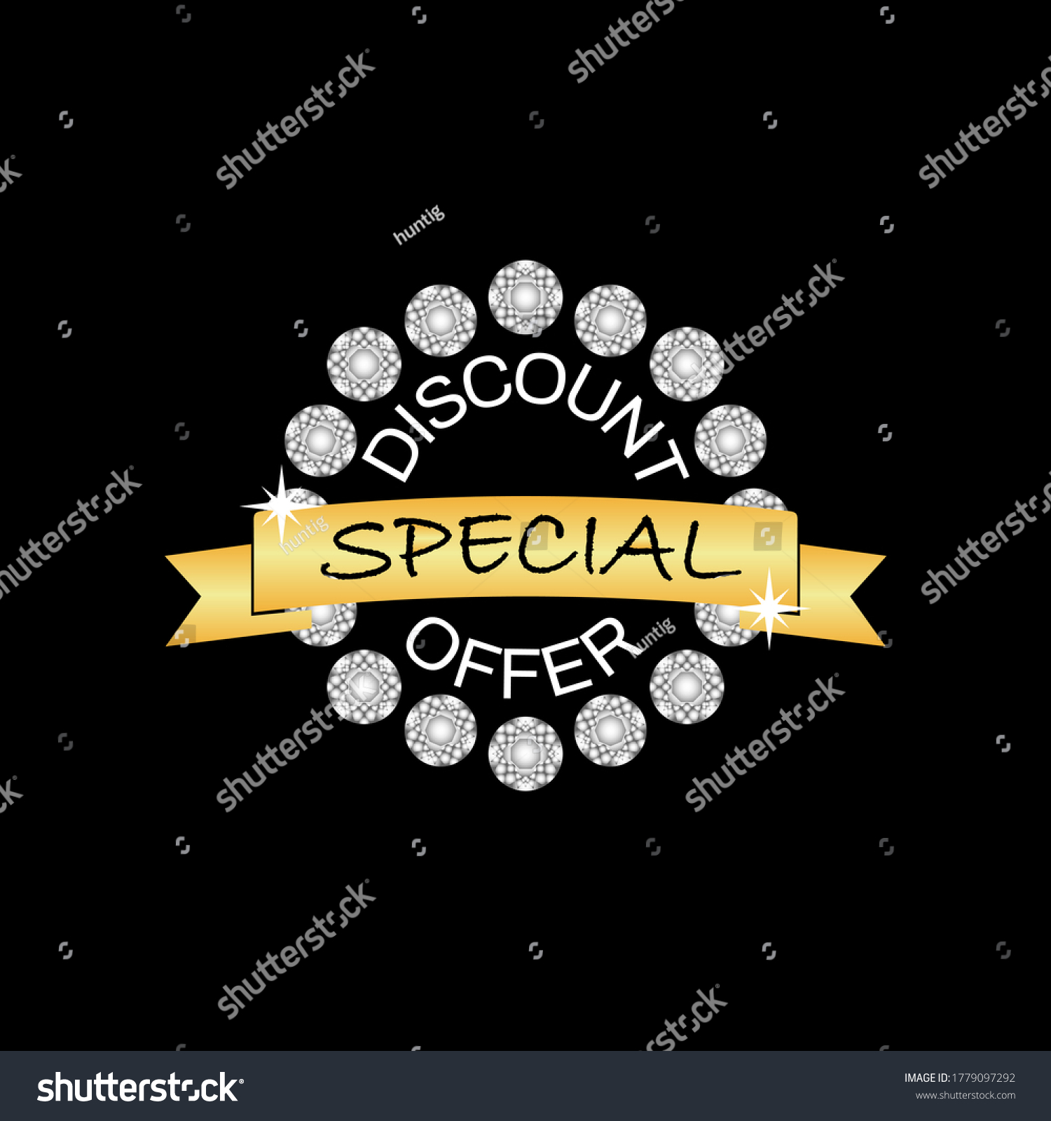 Special Discount Label Design Vector Stock Vector (Royalty Free ...