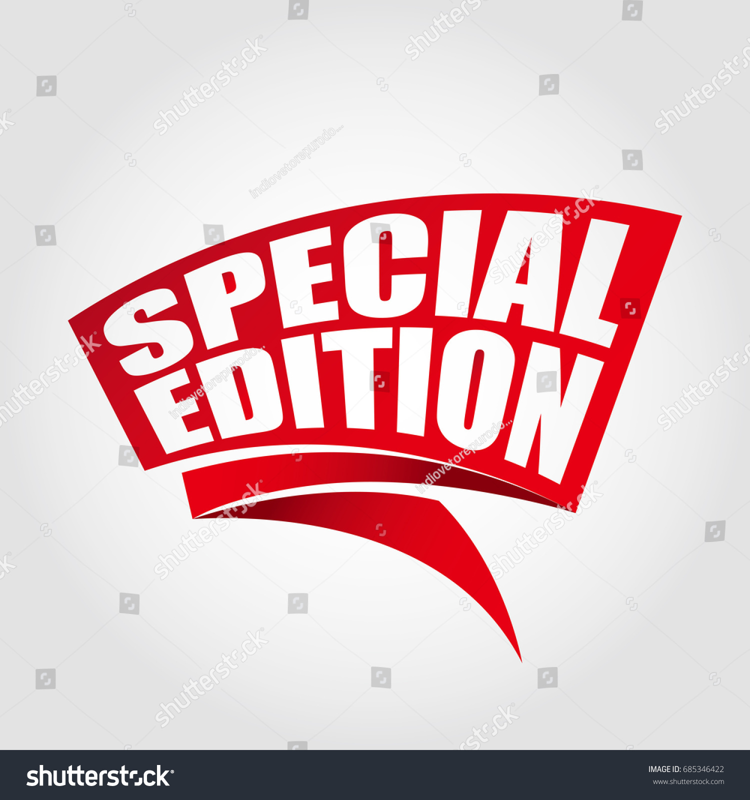 Special Edition Labels Banners Stock Vector (Royalty Free) 685346422