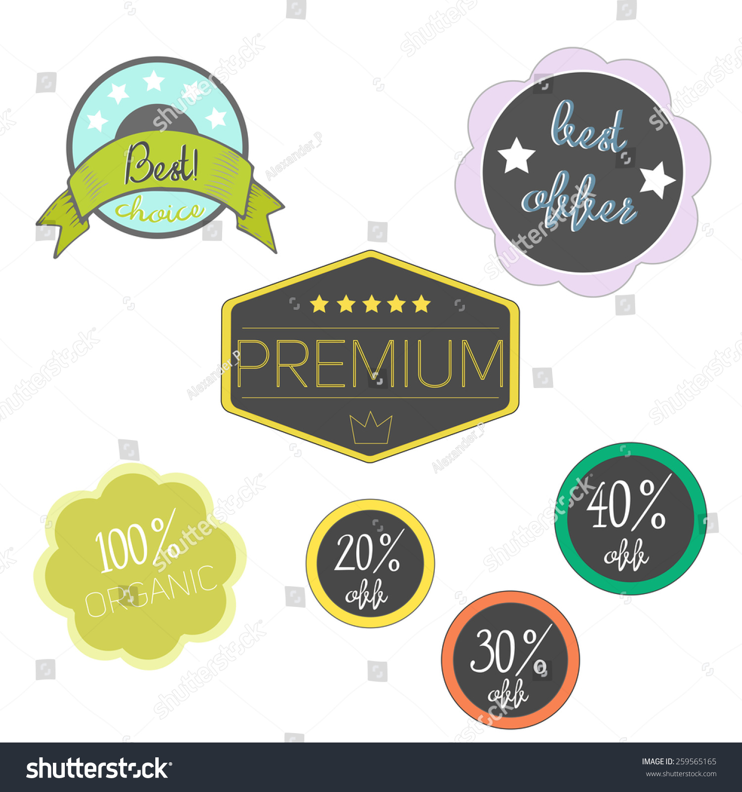 Special Label Vector Illustration Stock Vector (Royalty Free) 259565165 ...